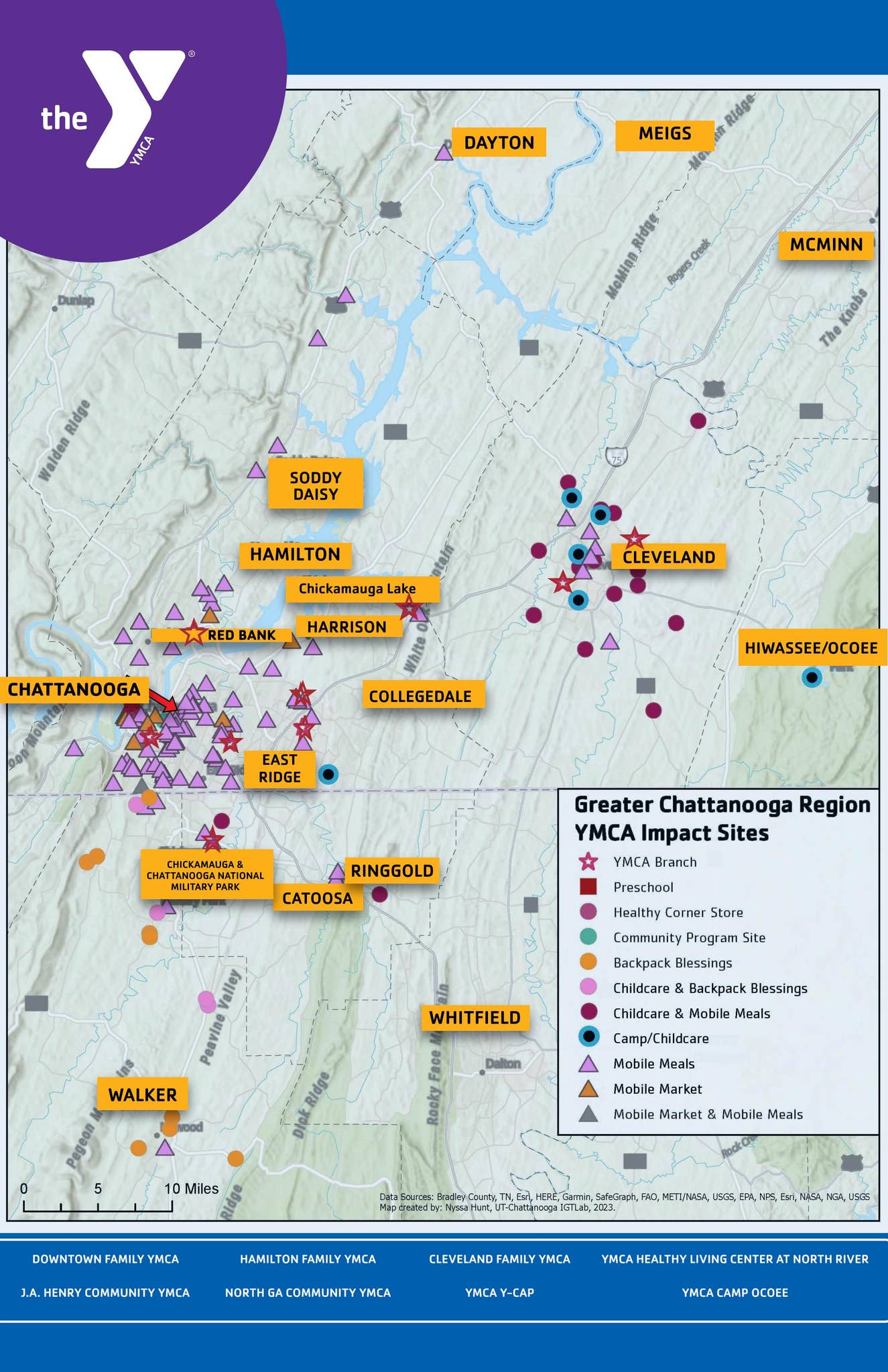 2023 IMPACT MAP by YMCA Metropolitan Chattanooga - Issuu