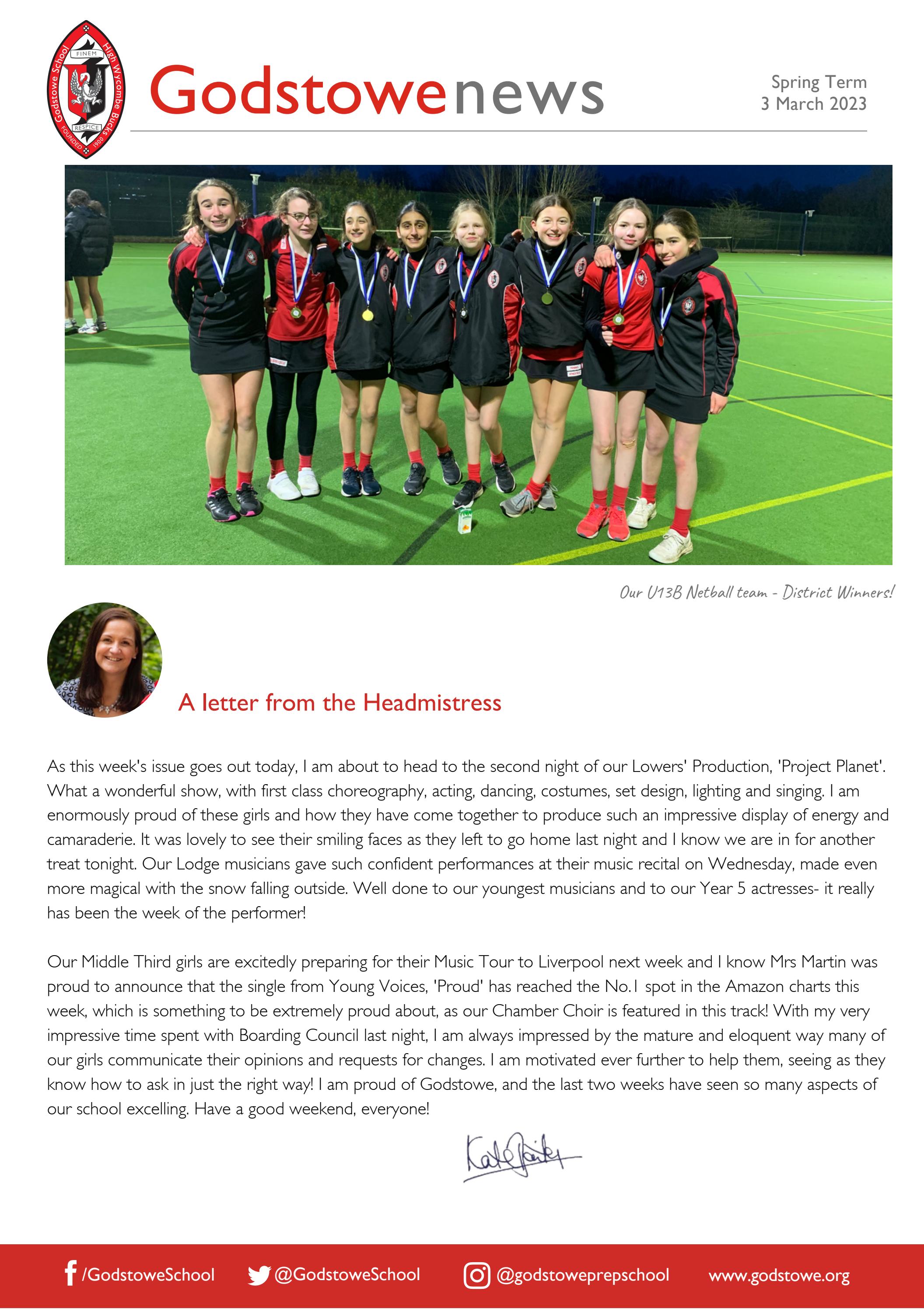 Godstowe News: Spring Term 10/3 by GodstowePrep - Issuu