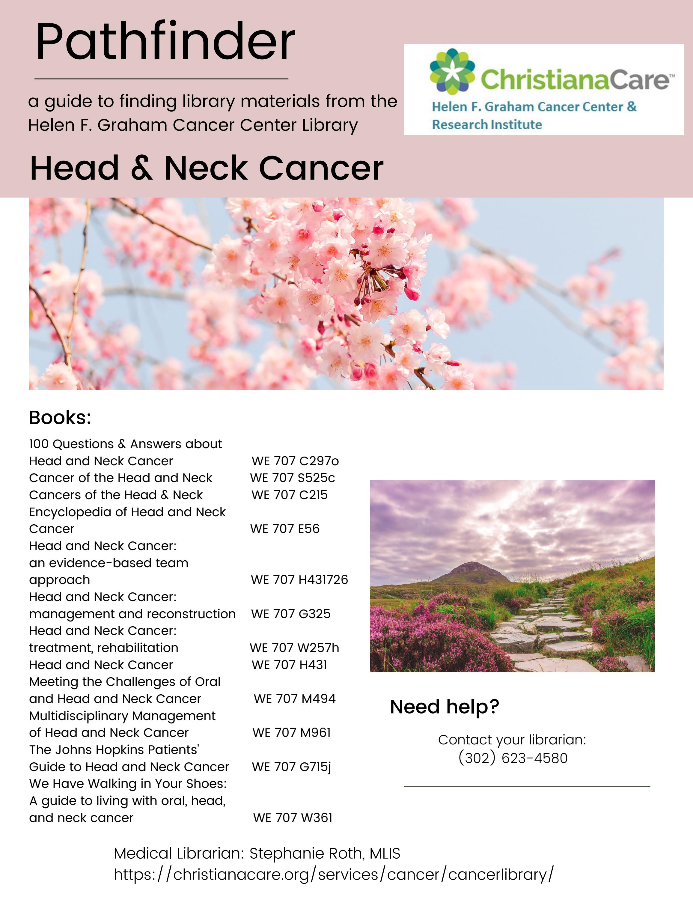 Head & Neck Cancer Pathfinder by Helen F. Graham Cancer Center Library ...