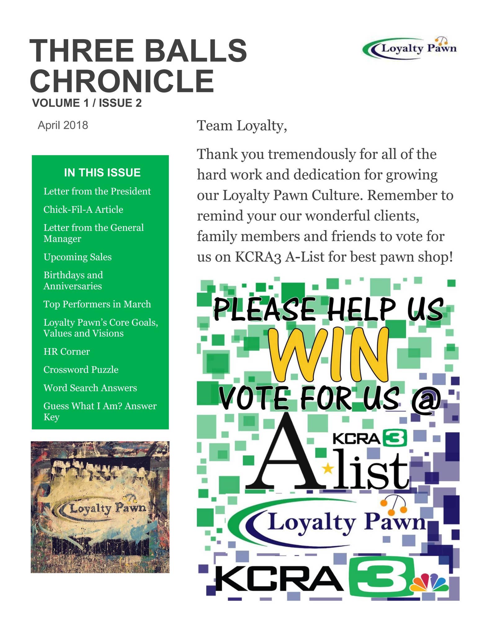 Loyalty Pawn's Three Balls Chronicle Volume 1 Issue 2 by Loyalty Pawn ...