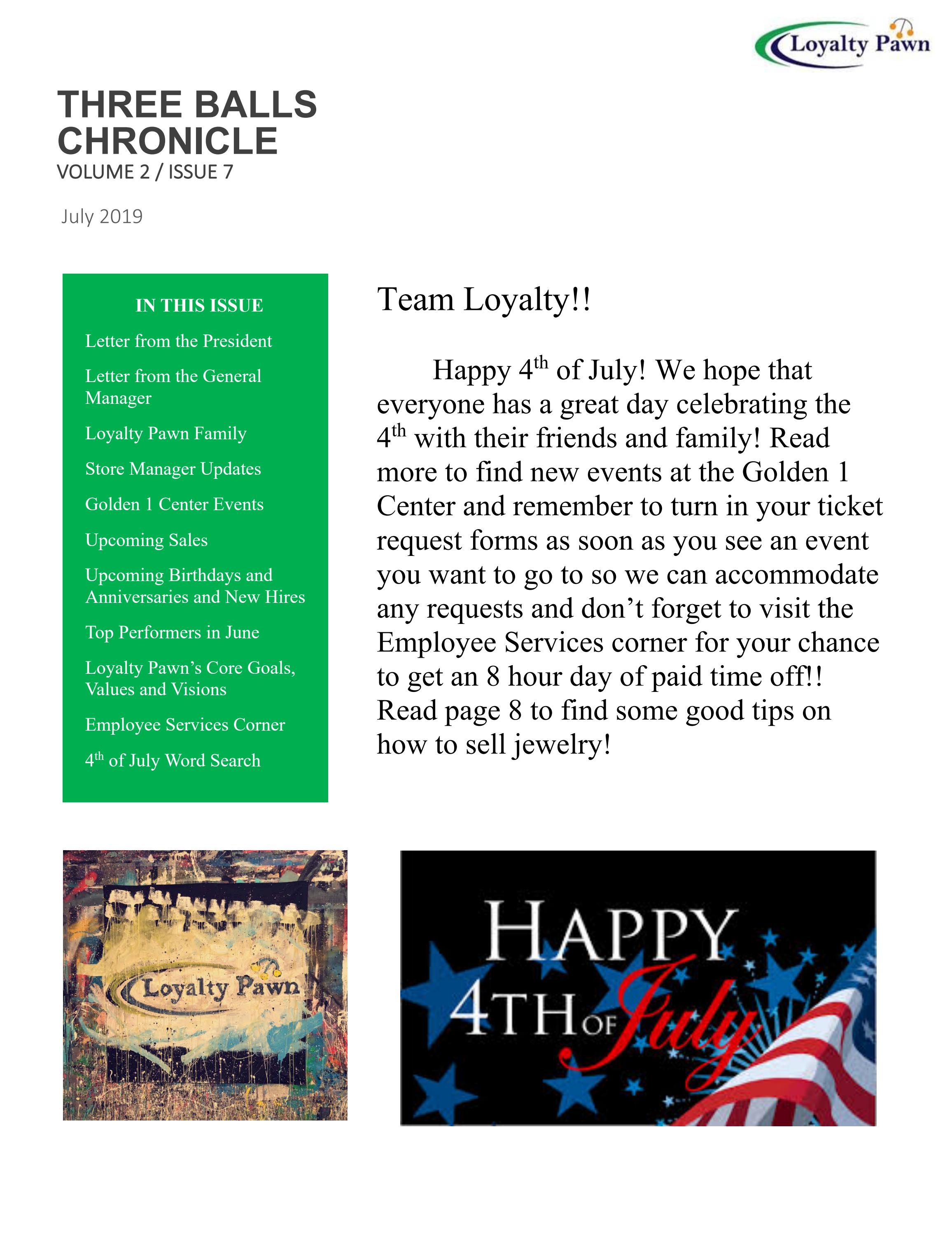 Loyalty Pawn's Three Balls Chronicle Volume 2 Issue 7 by Loyalty Pawn ...