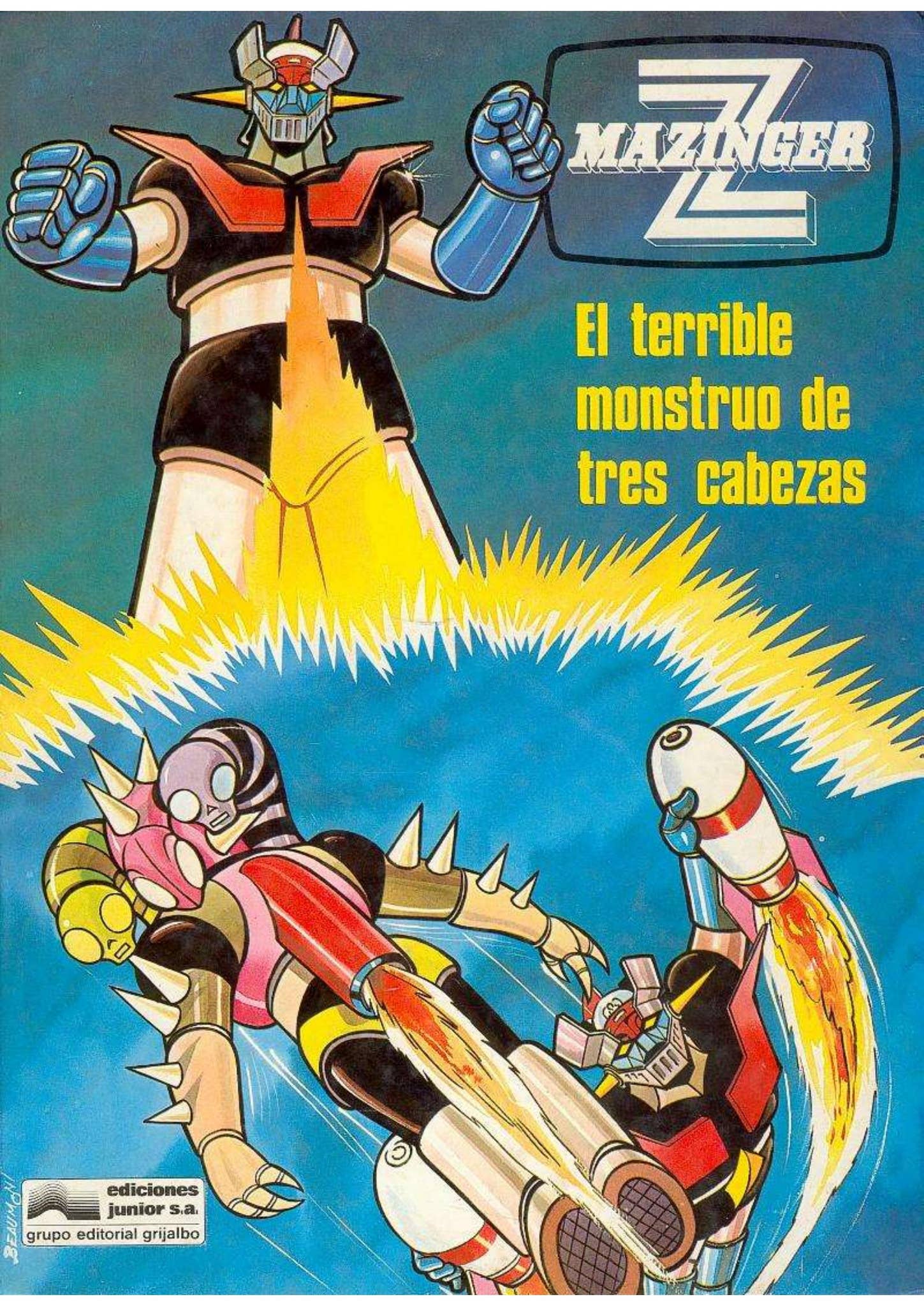 Mazinger Z 05 - El terrible monstruo de 3 cabezas by Leandro Gado - Issuu