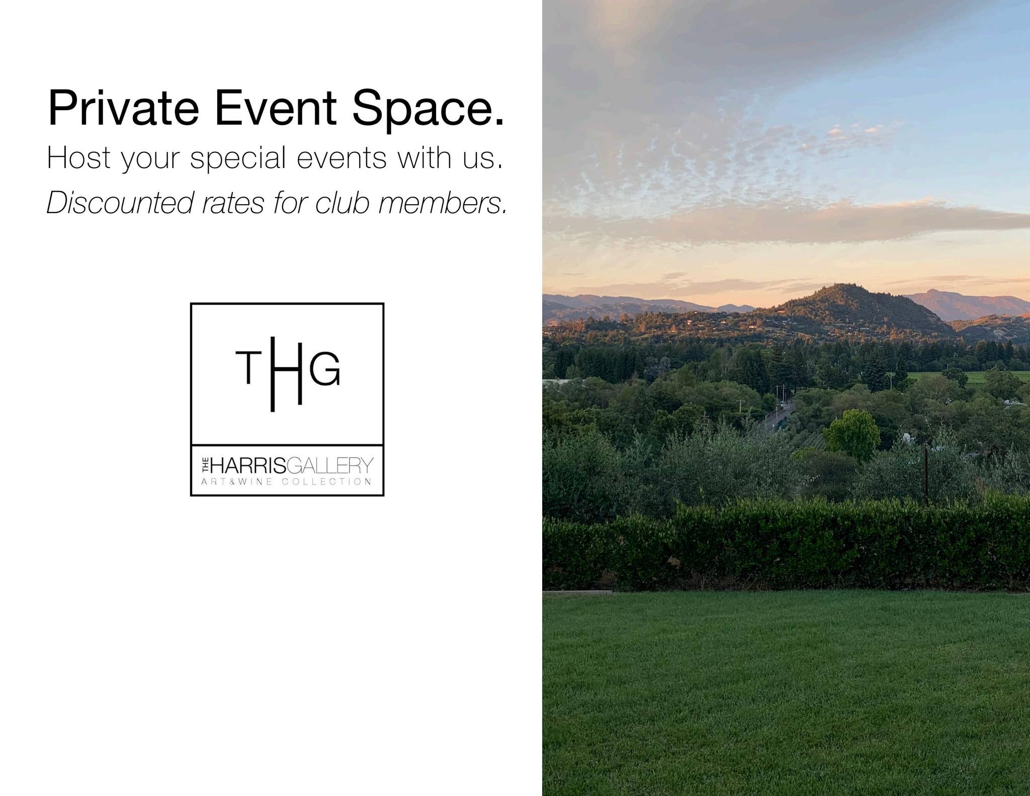 THG -THE HARRIS GALLERY - Event space by THE HARRIS GALLERY WINE ...