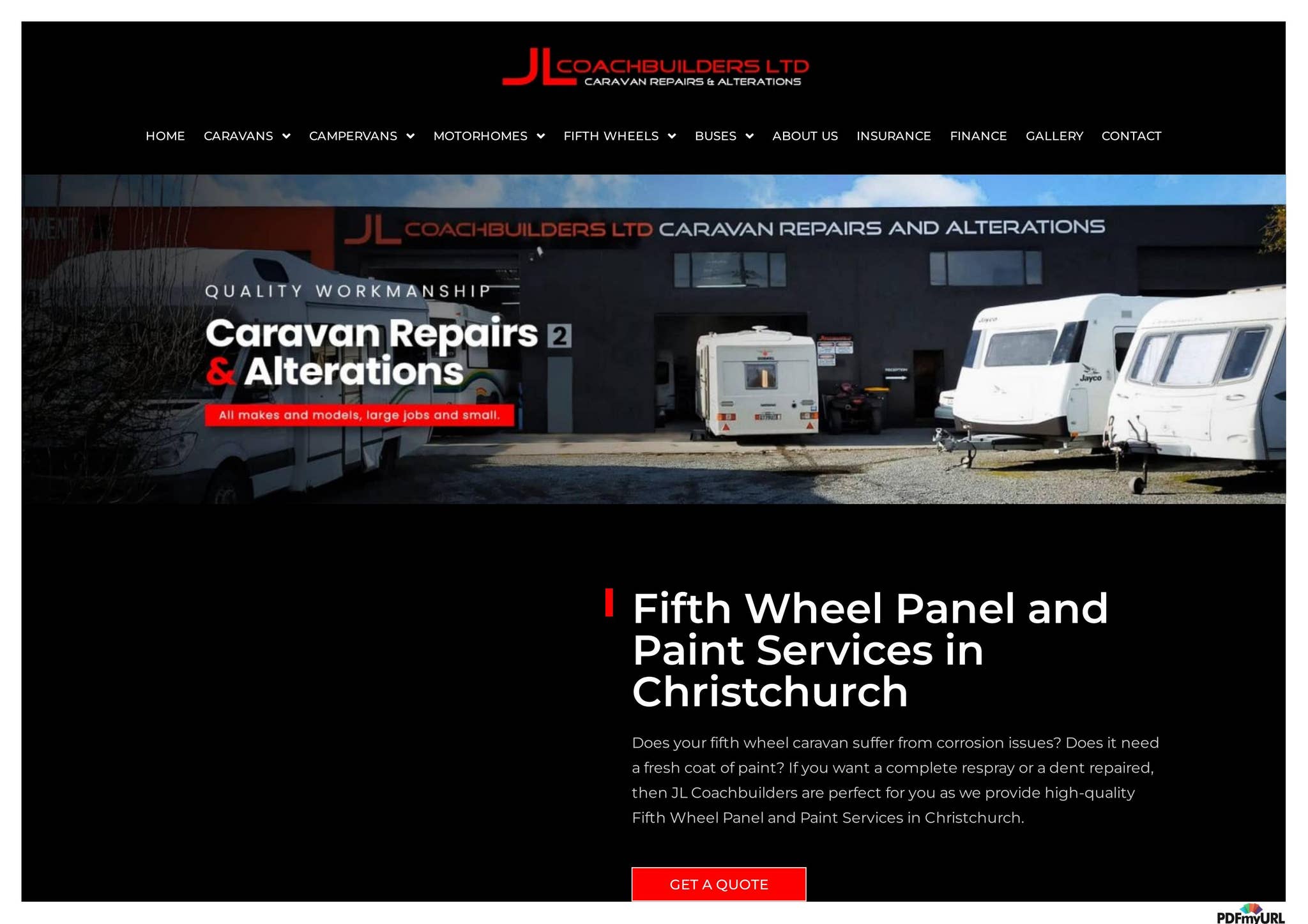 Fifth Wheel Panel and Paint in Christchurch by JL Coachbuilders - Issuu