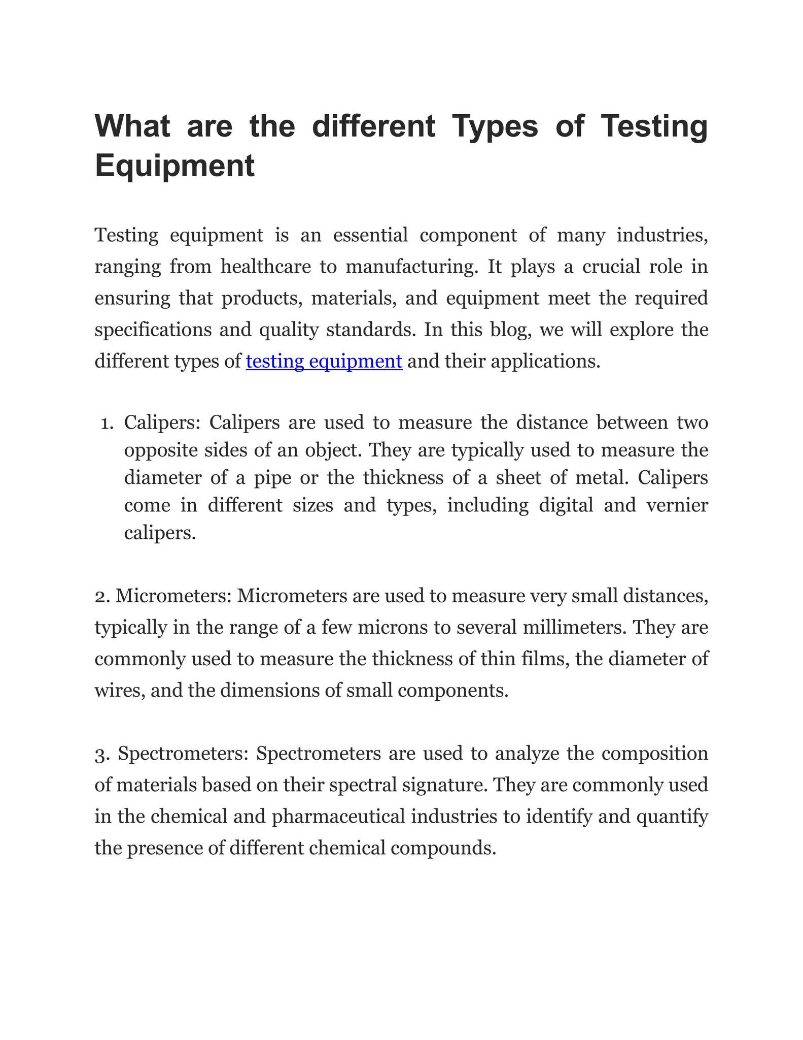 Testing Equipment Supplier in UAE by Arabcal UAE - Issuu
