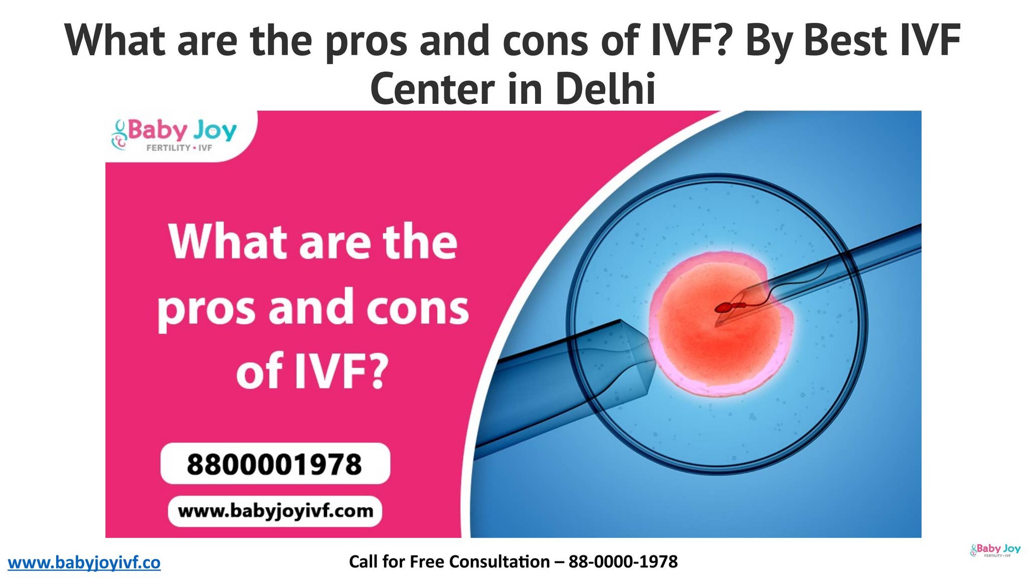 What are the pros and cons of IVF? By Best IVF Center in Delhi by ...