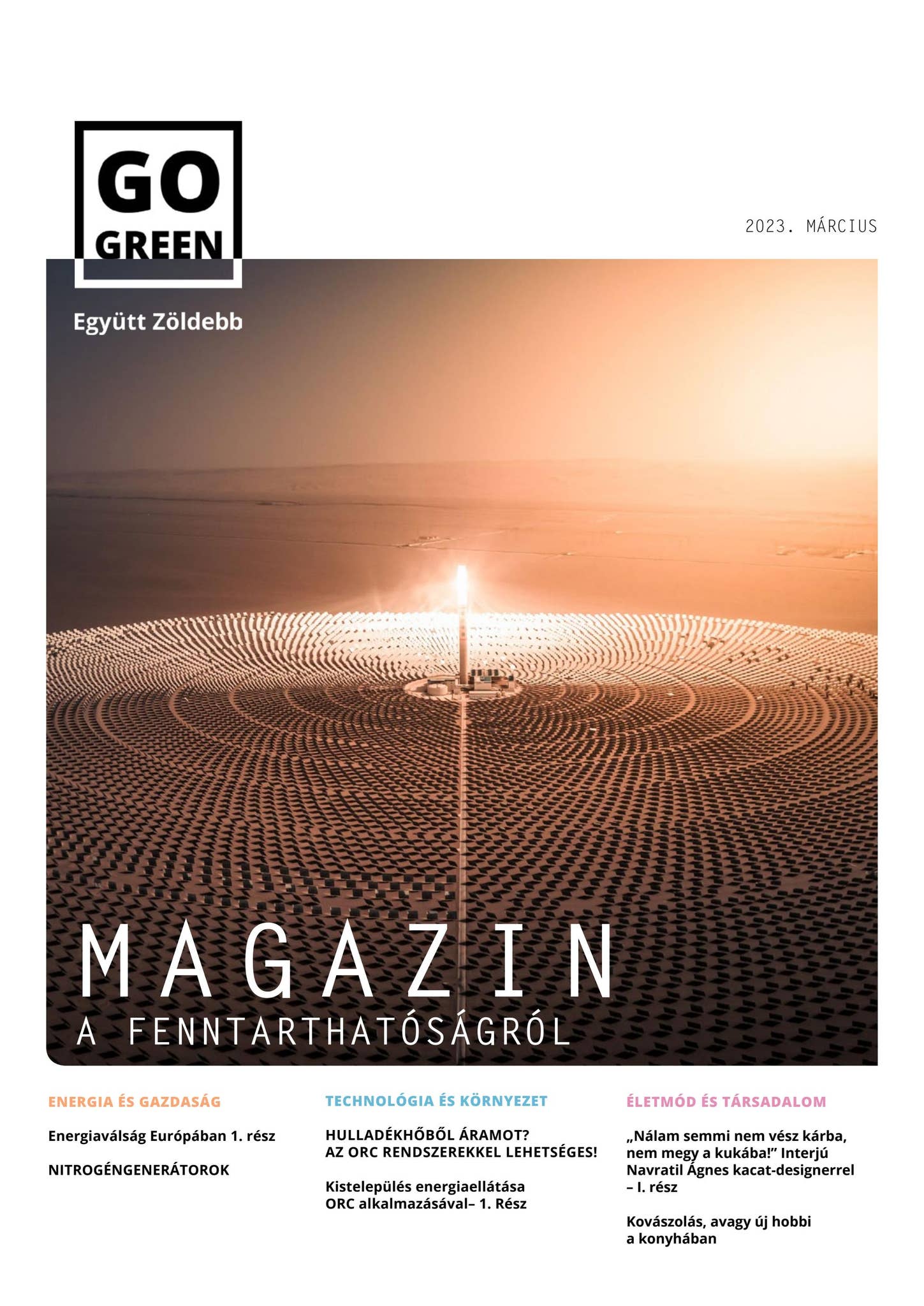 GO GREEN - 2023 Március by EnergyHub - Issuu