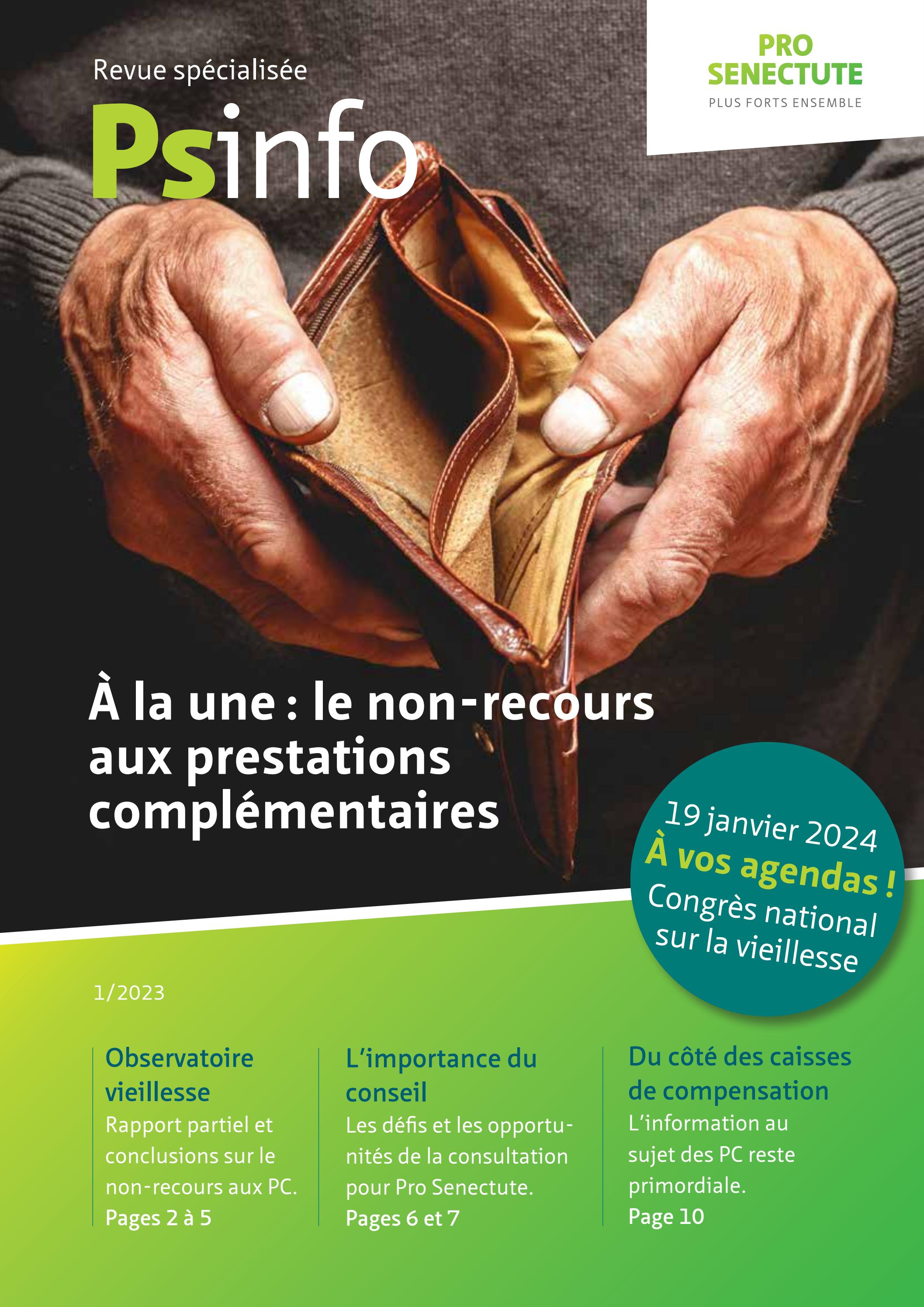 Psinfo 1/2023 by Pro Senectute - Issuu