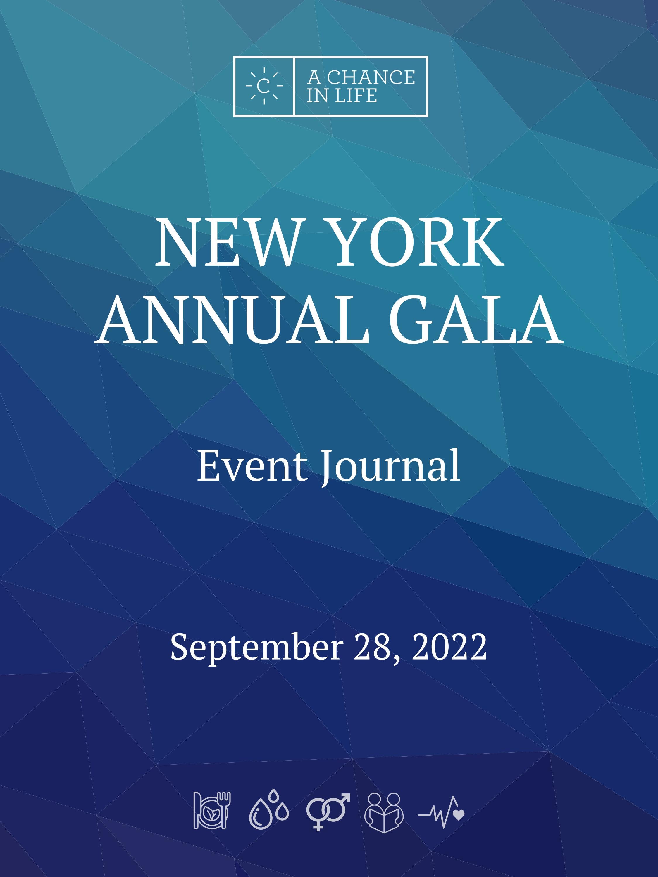 New York Annual Gala 2022 Event Journal by A Chance In Life - Issuu