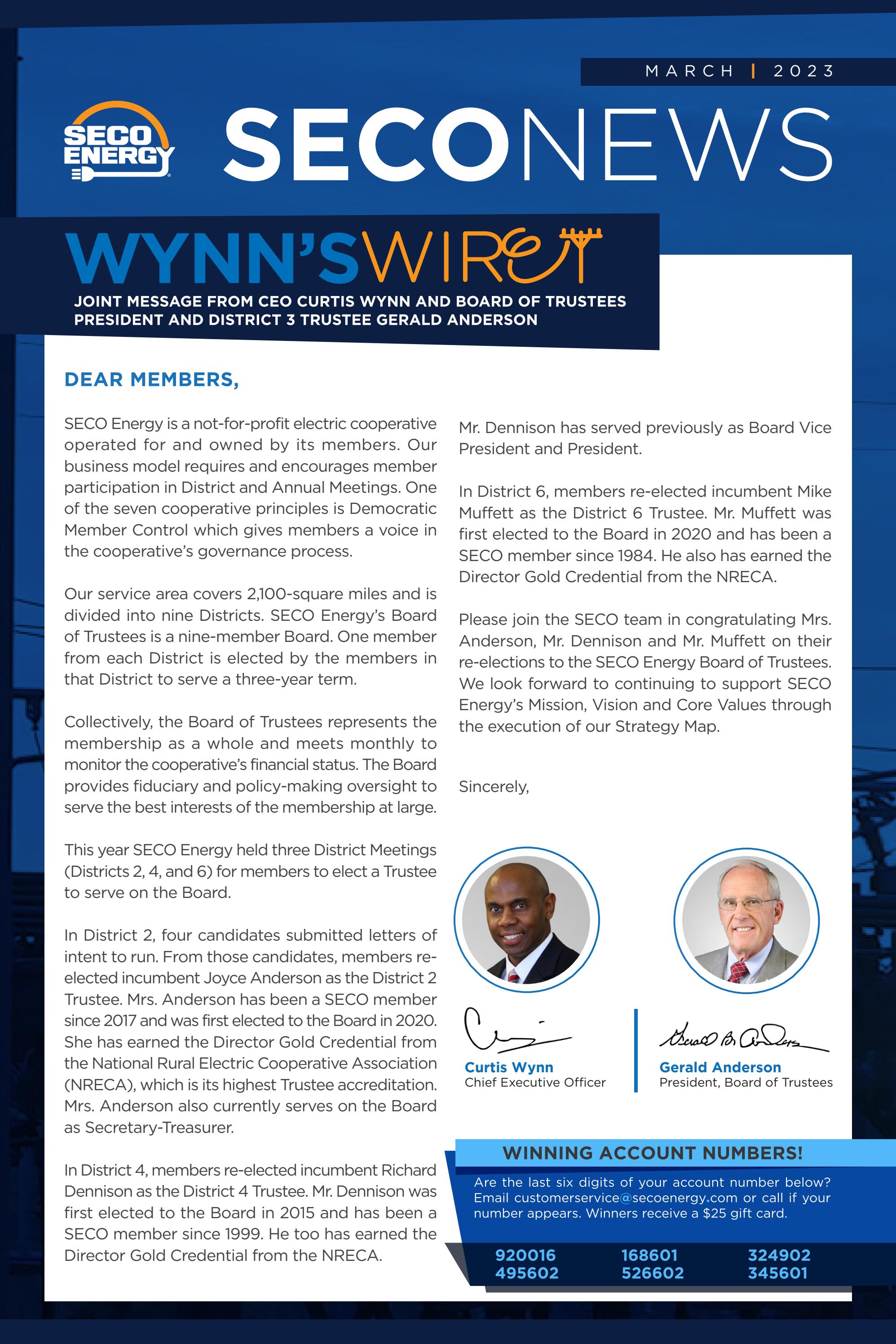 March 2023 SECO News by SECO Energy - Issuu