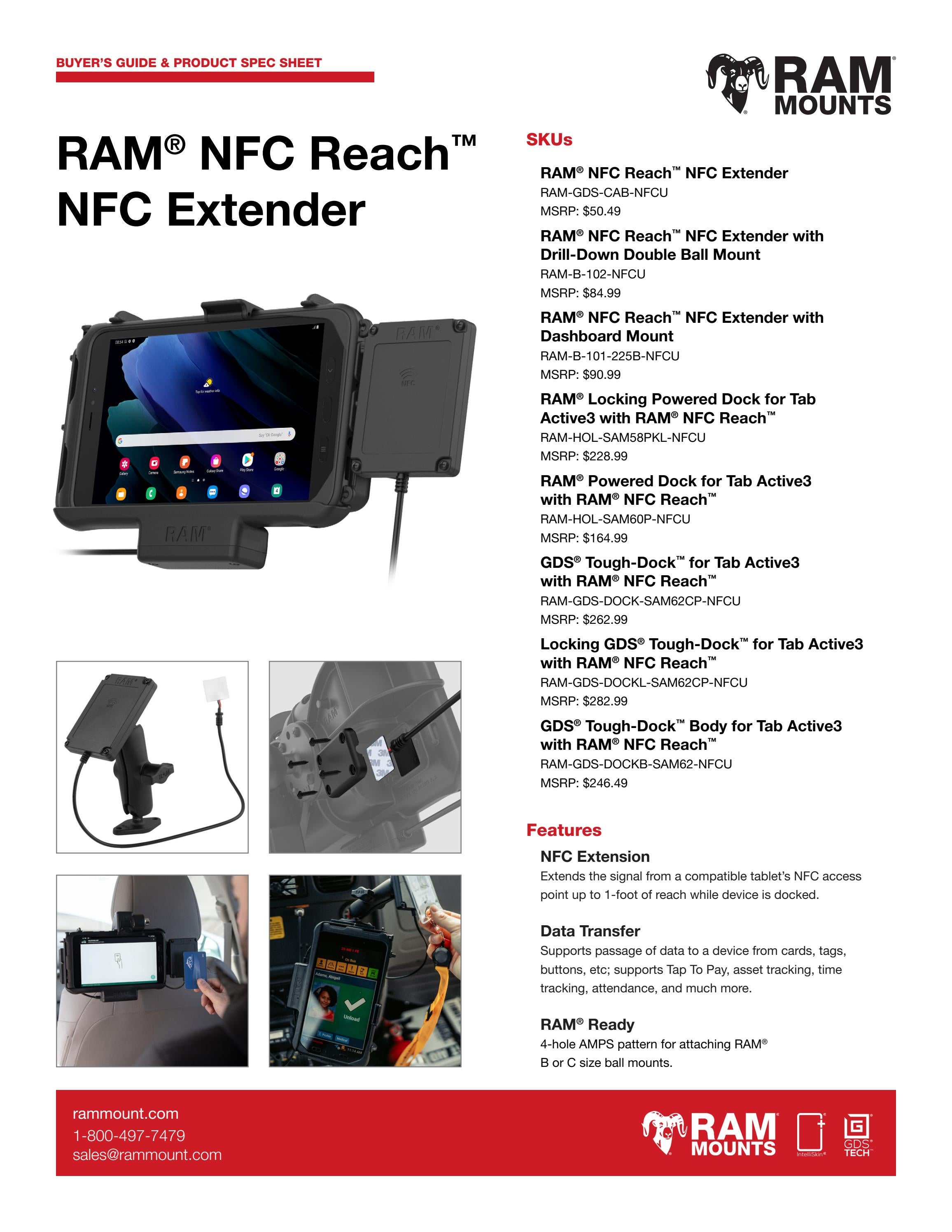 Buyer's Guide: RAM® NFC Reach™ NFC Extender by RAM Mounts - Issuu