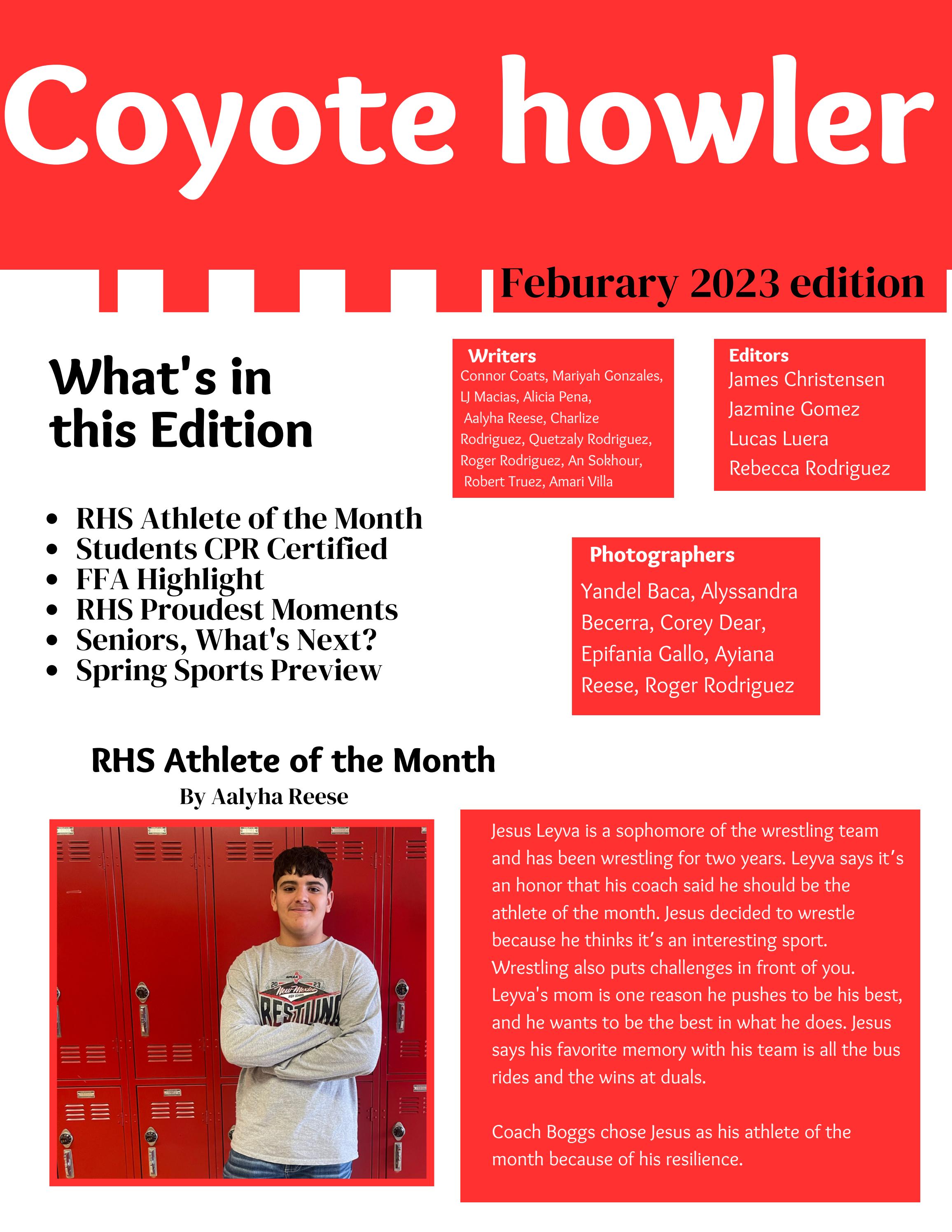 February 2023 Coyote Howler by Coyote Media - Issuu