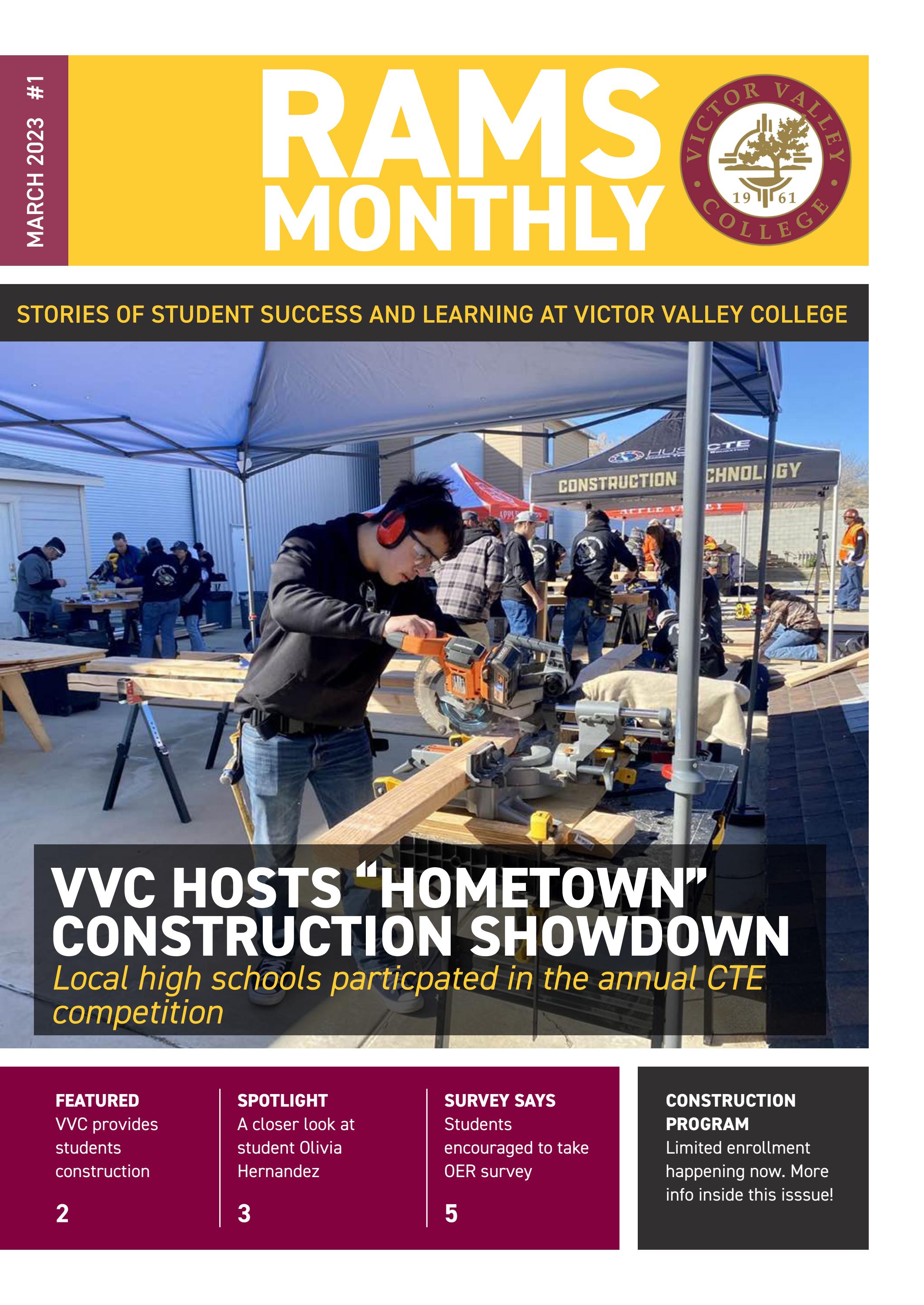 RAMS MONTHLY MARCH 2023 #1 by Victor Valley College - Issuu
