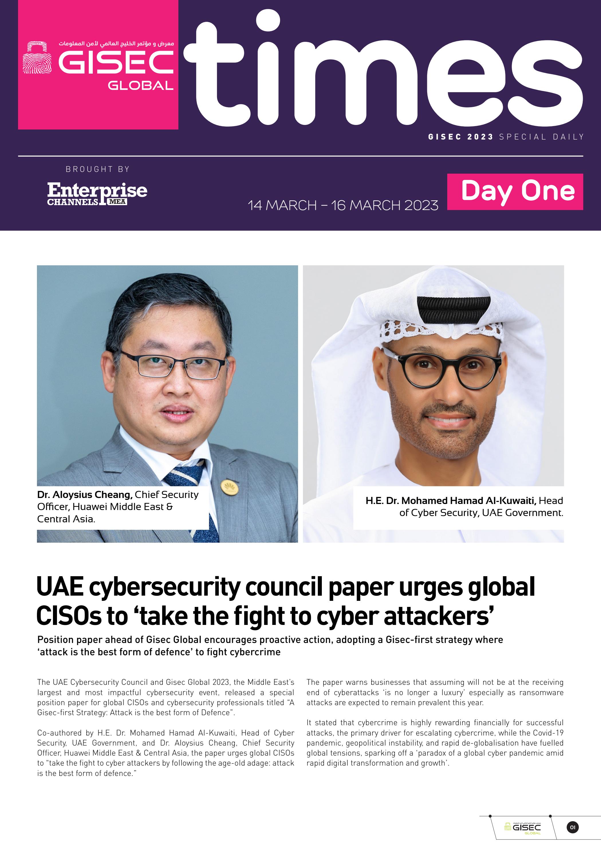 GISEC 2023 Day One by GEC Media Group - Issuu