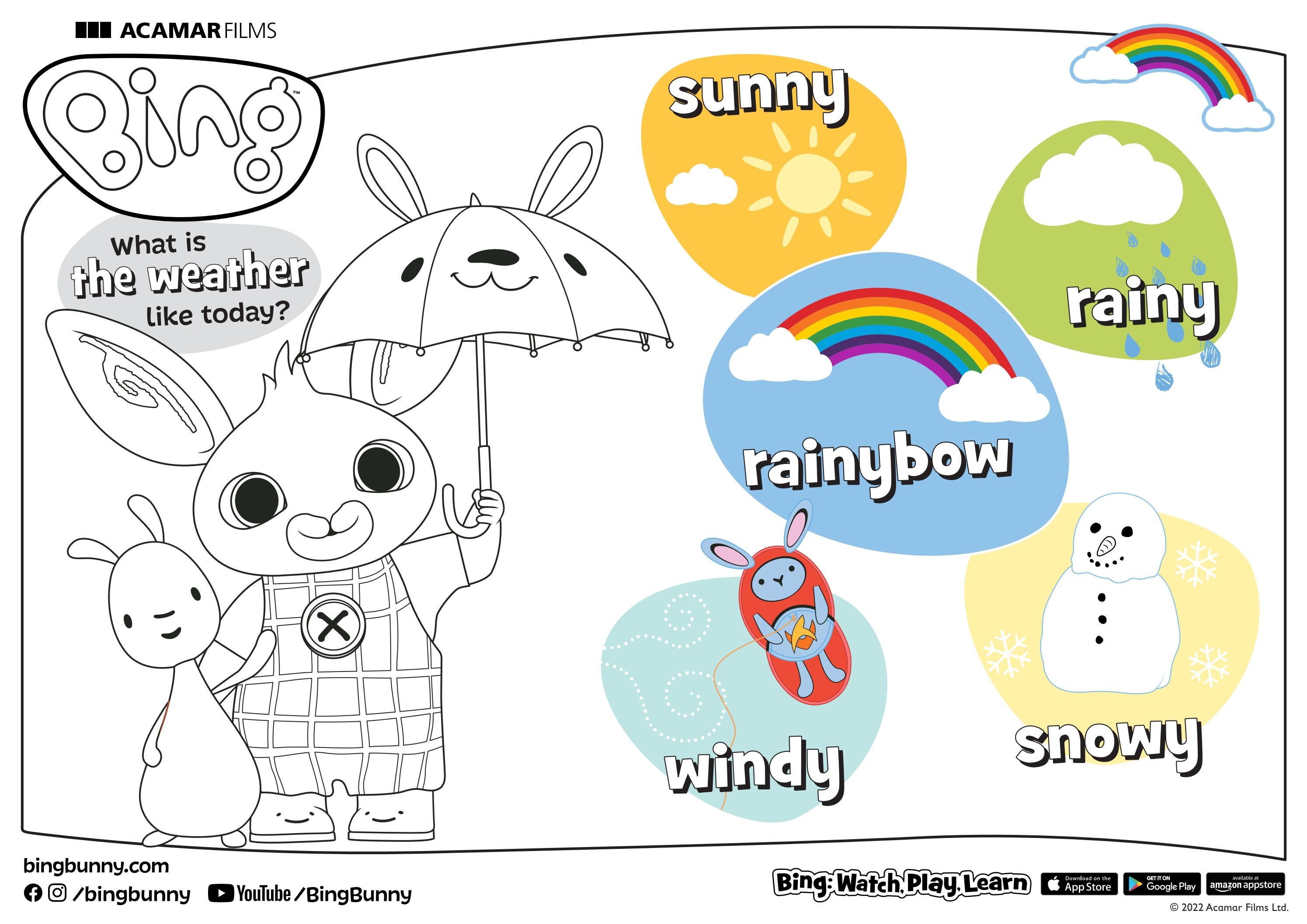 Bing Rainybow Activity Sheets by harpercollinschildrens - Issuu