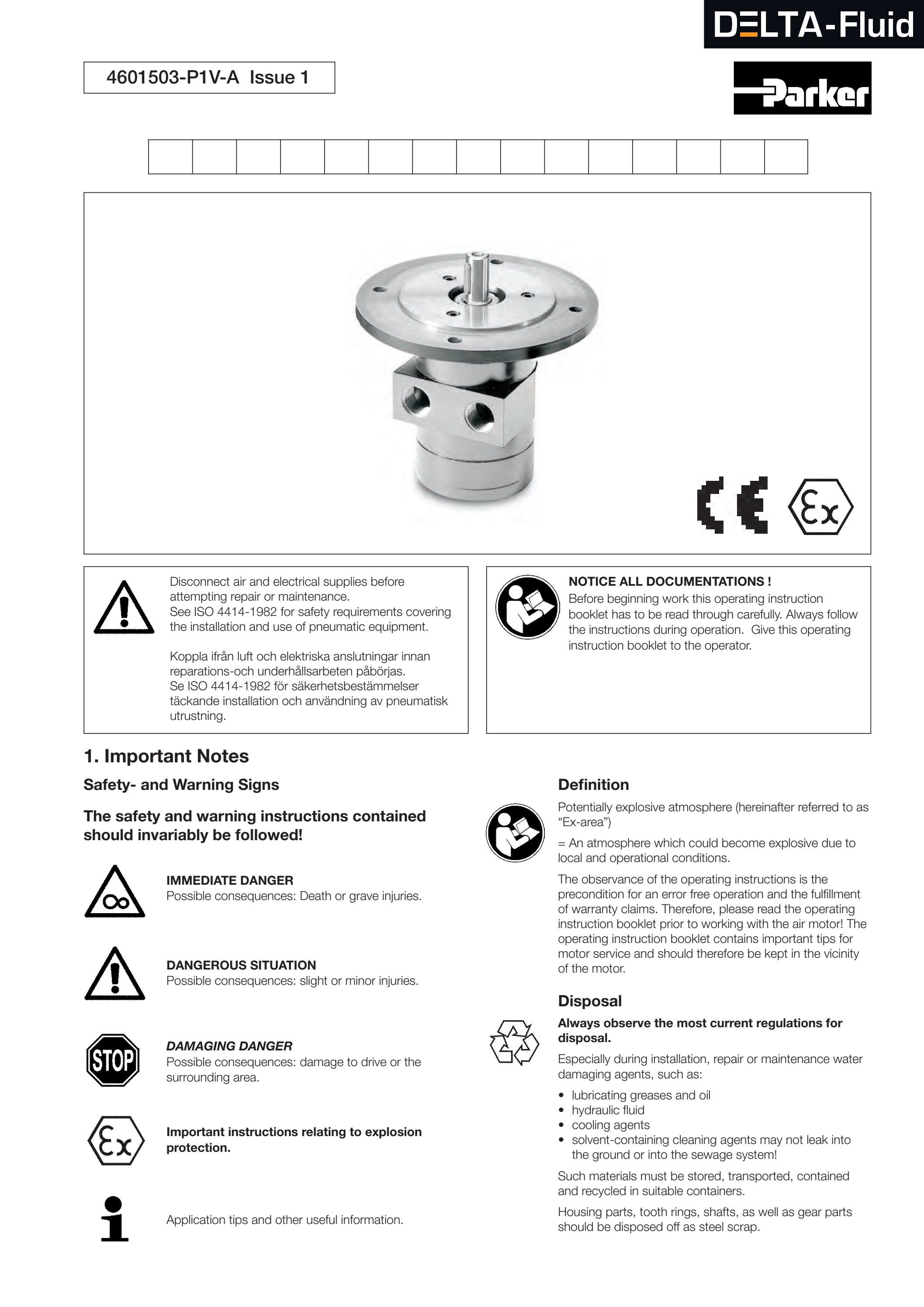 Installation Leaflet P1V-A by deltafluid - Issuu