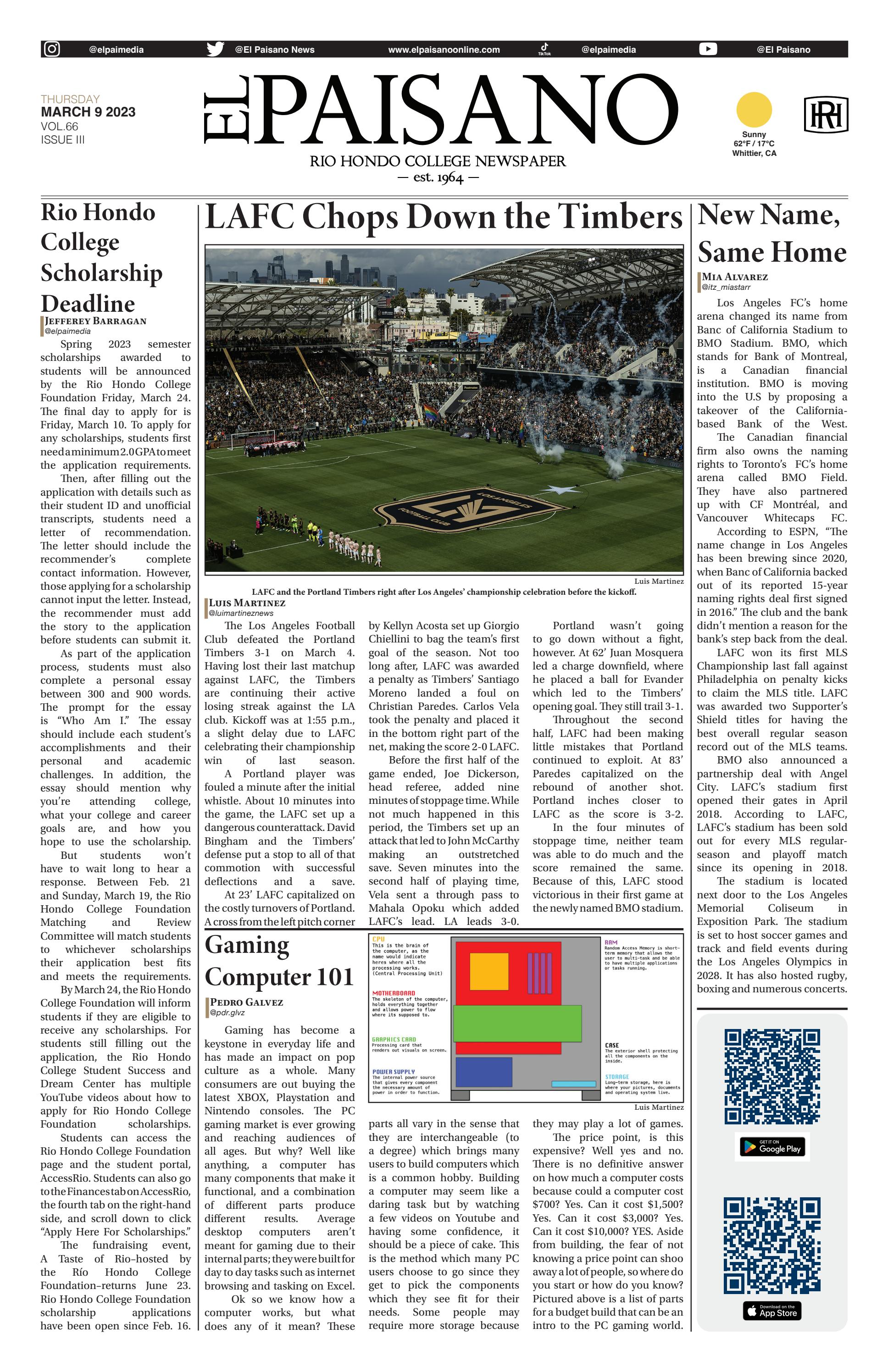 El Paisano Newspaper Vol.66 Issue 3 by El Paisano News Media - Issuu