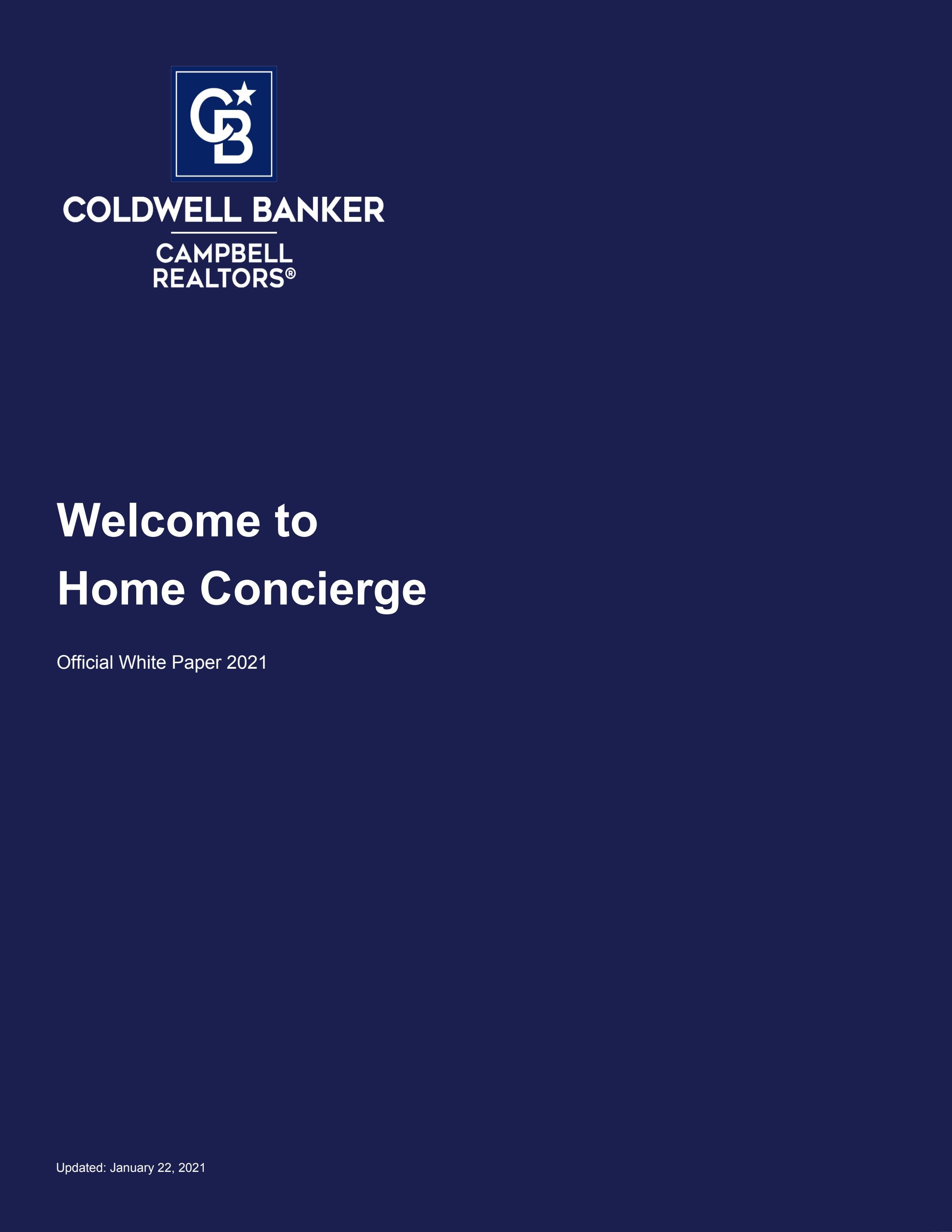Coldwell Banker Home Concierge Program Overview by COLDWELL BANKER ...