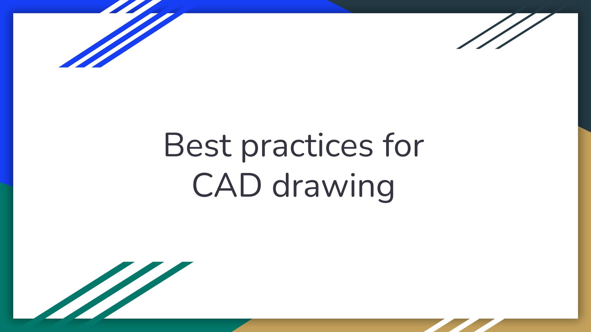 Best practices for CAD drawing by writerjordan - Issuu