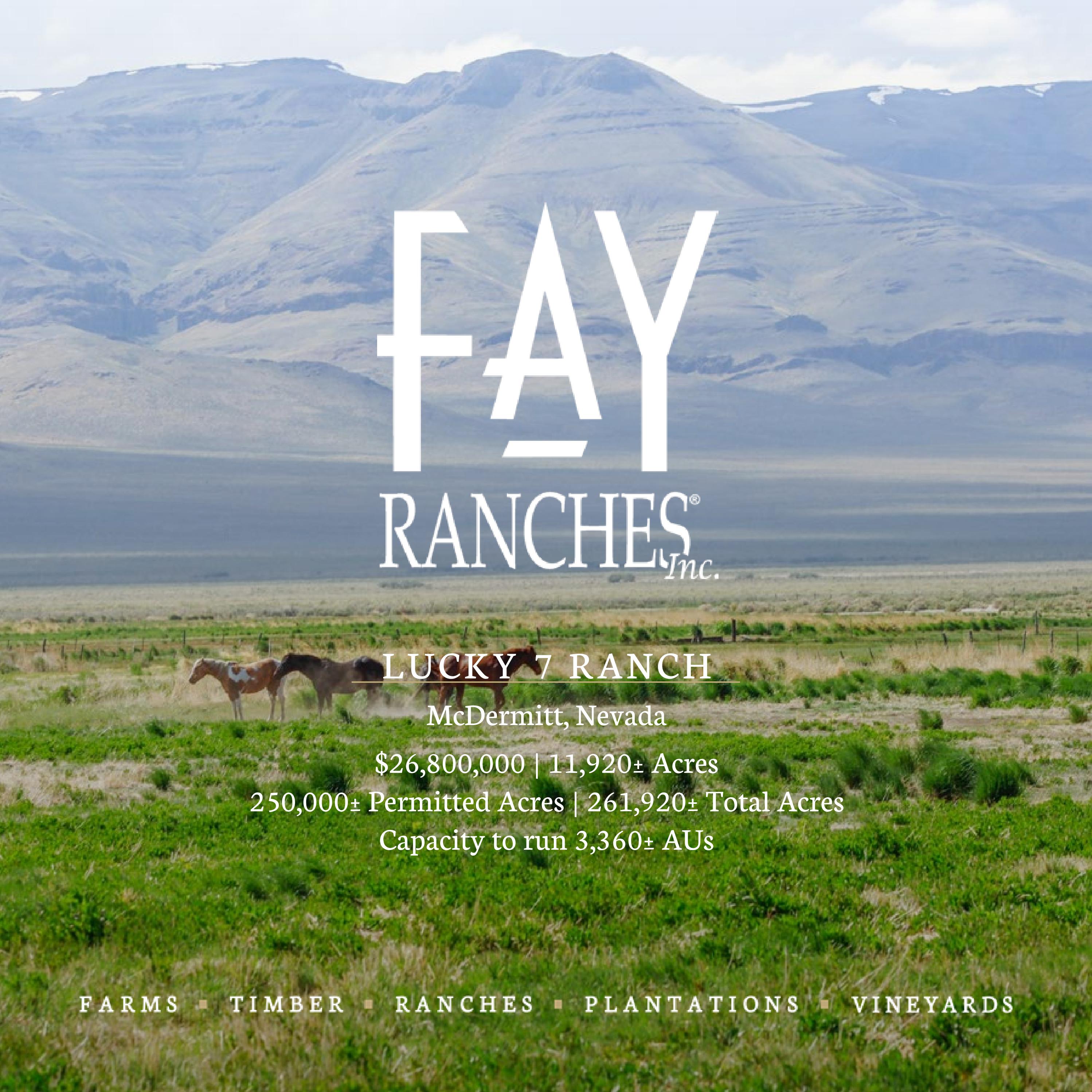 Lucky 7 | Fay Ranches by Fay Ranches - Issuu