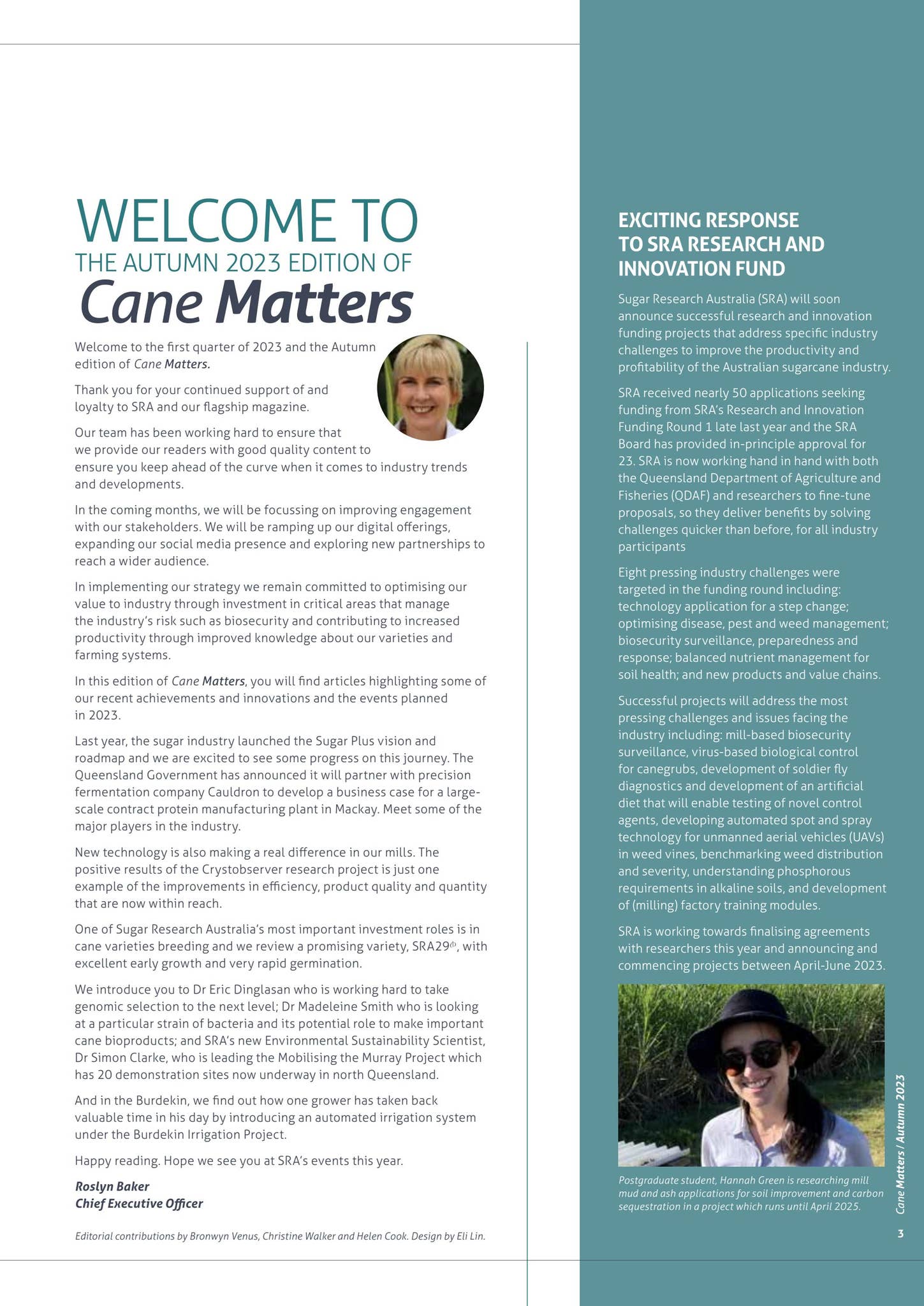 Cane Matters - Autumn 2023 by Sugar Research Australia - Issuu
