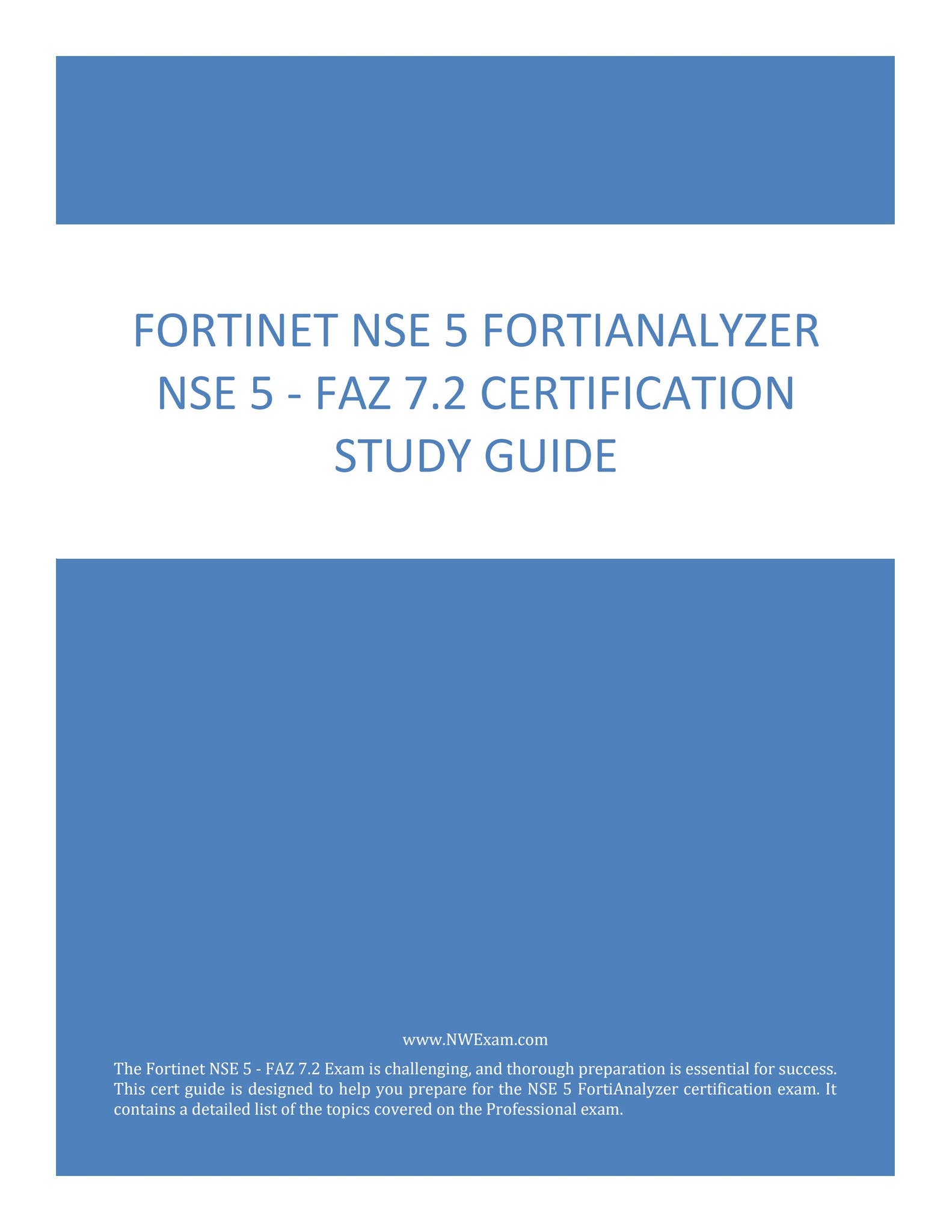 Fortinet NSE 5 FortiAnalyzer NSE 5 - FAZ 7.2 Certification Study Guide by Ruchi Patel - Issuu