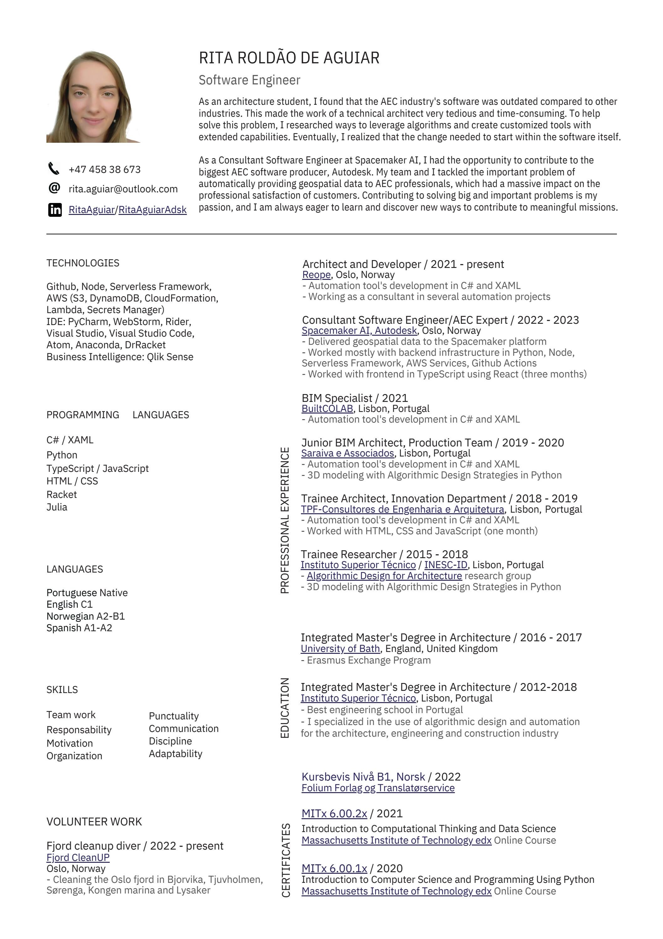 CV_Rita_Aguiar by Rita Aguiar - Issuu