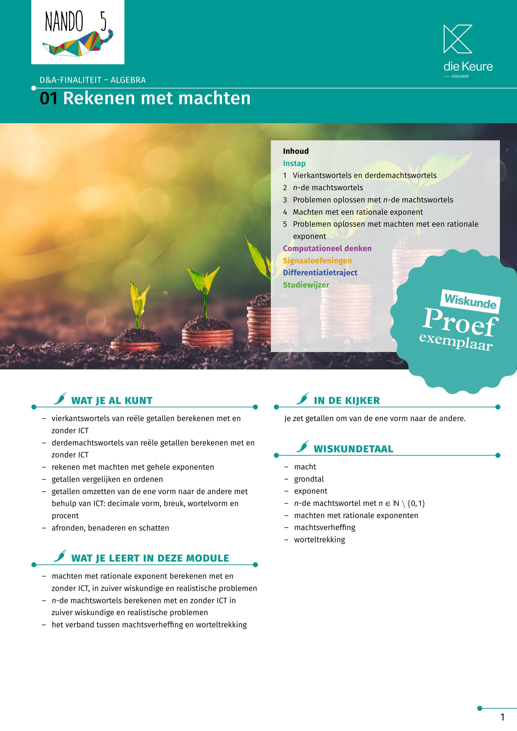 Nando 5 - D&A-finaliteit - Module 1 - Proefexemplaar by die Keure - Issuu