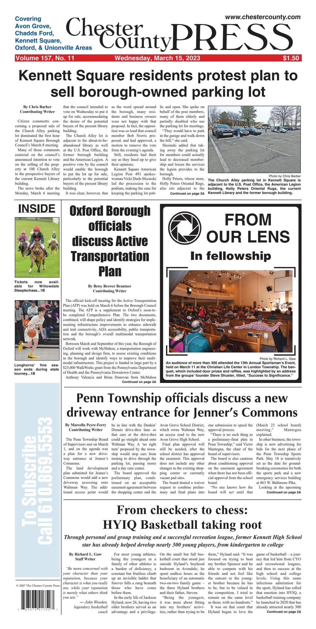 Chester County Press 03-15-2023 Edition by Ad Pro Inc. - Issuu