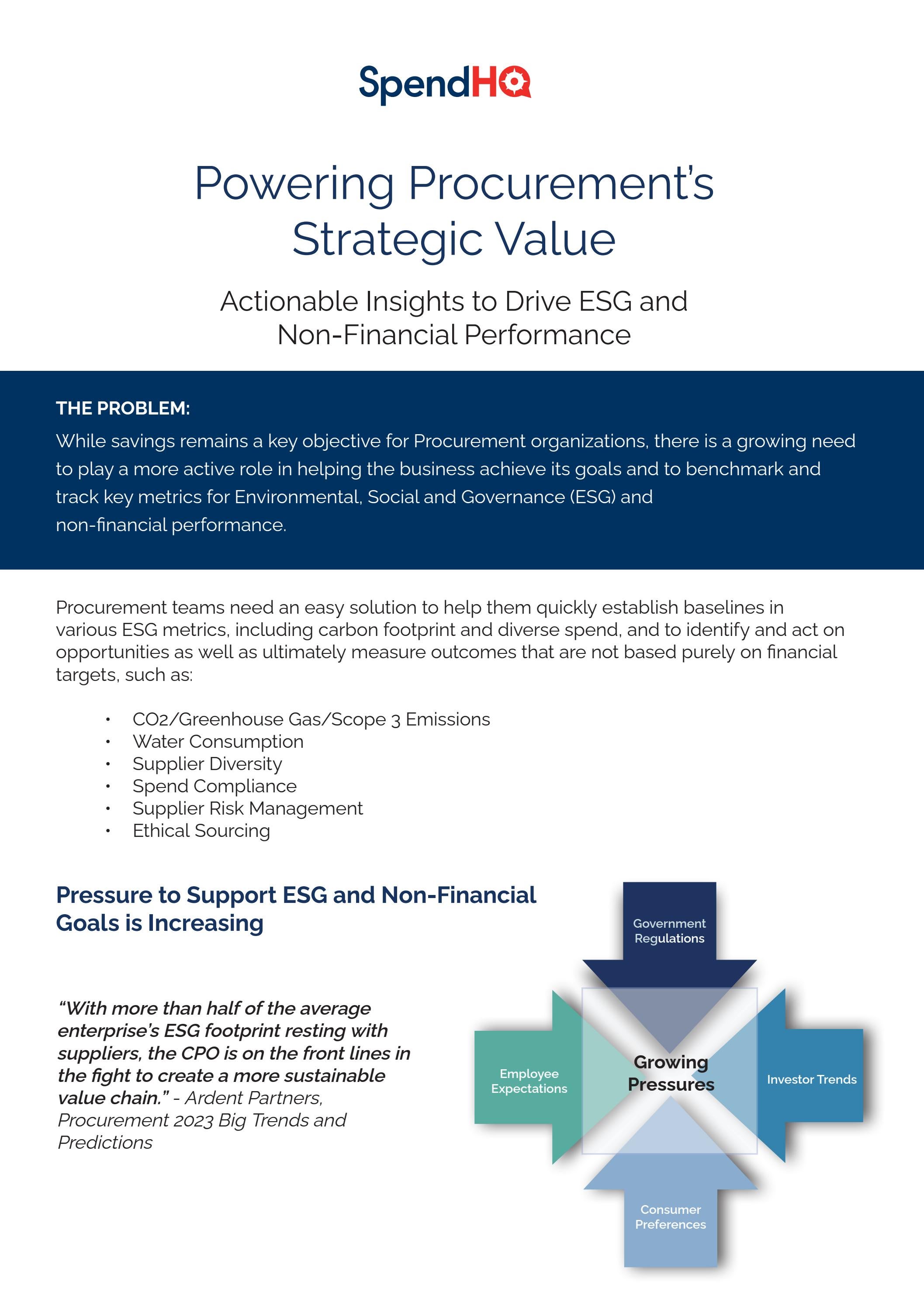 ESG Brochure by SpendHQ - Issuu
