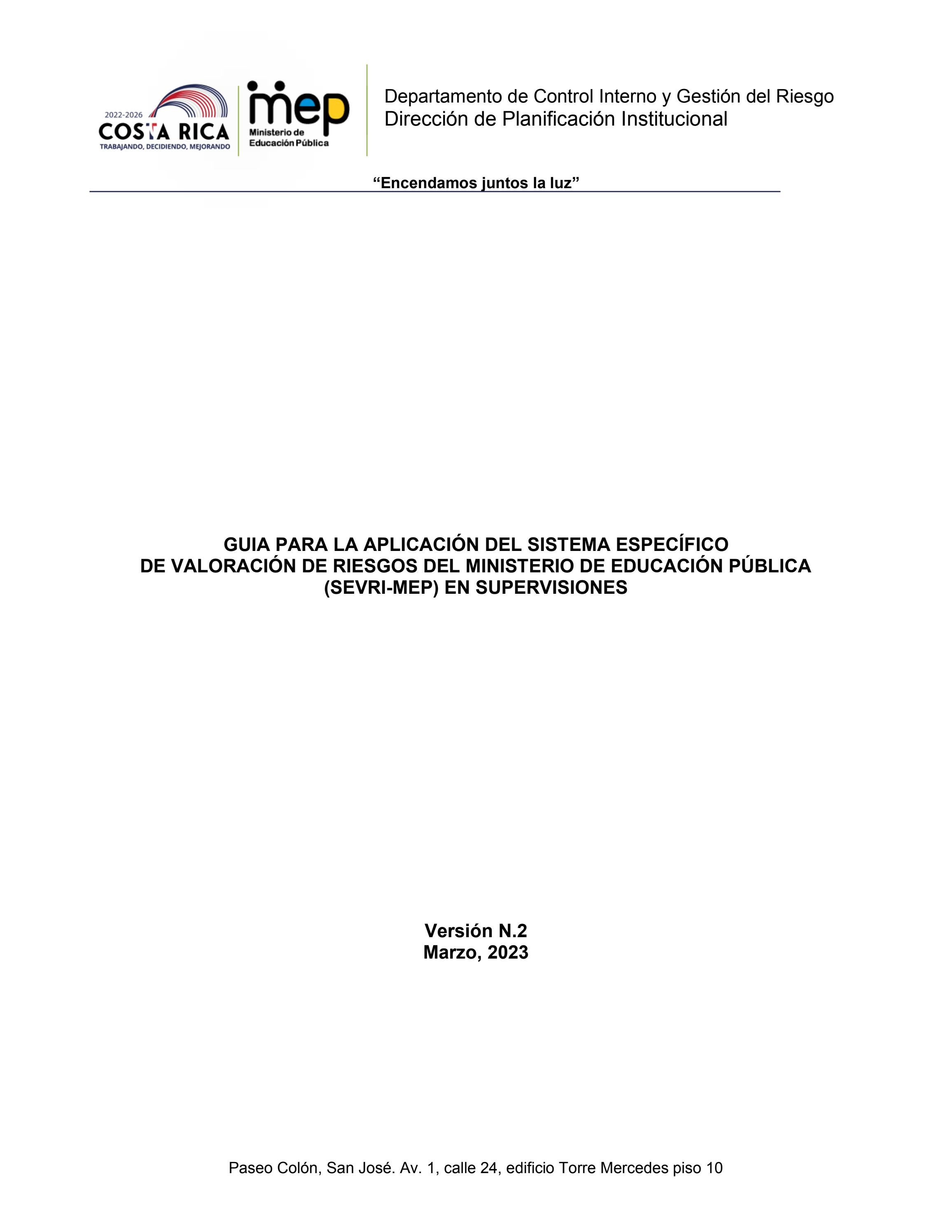 GUIA SEVRI SUPERVISIÓN/CONTROL INTERNO by Marjorie cordero - Issuu