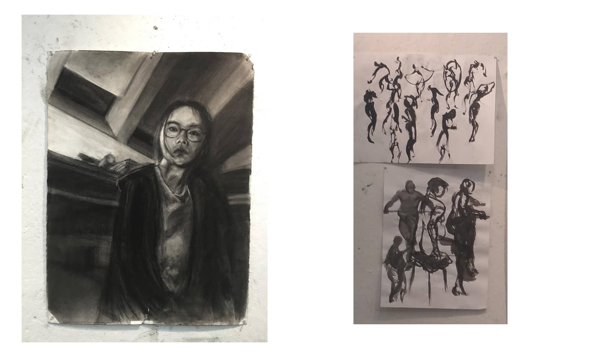 carl fasano Student work figures self-portraits etc by fasanoatgmail ...