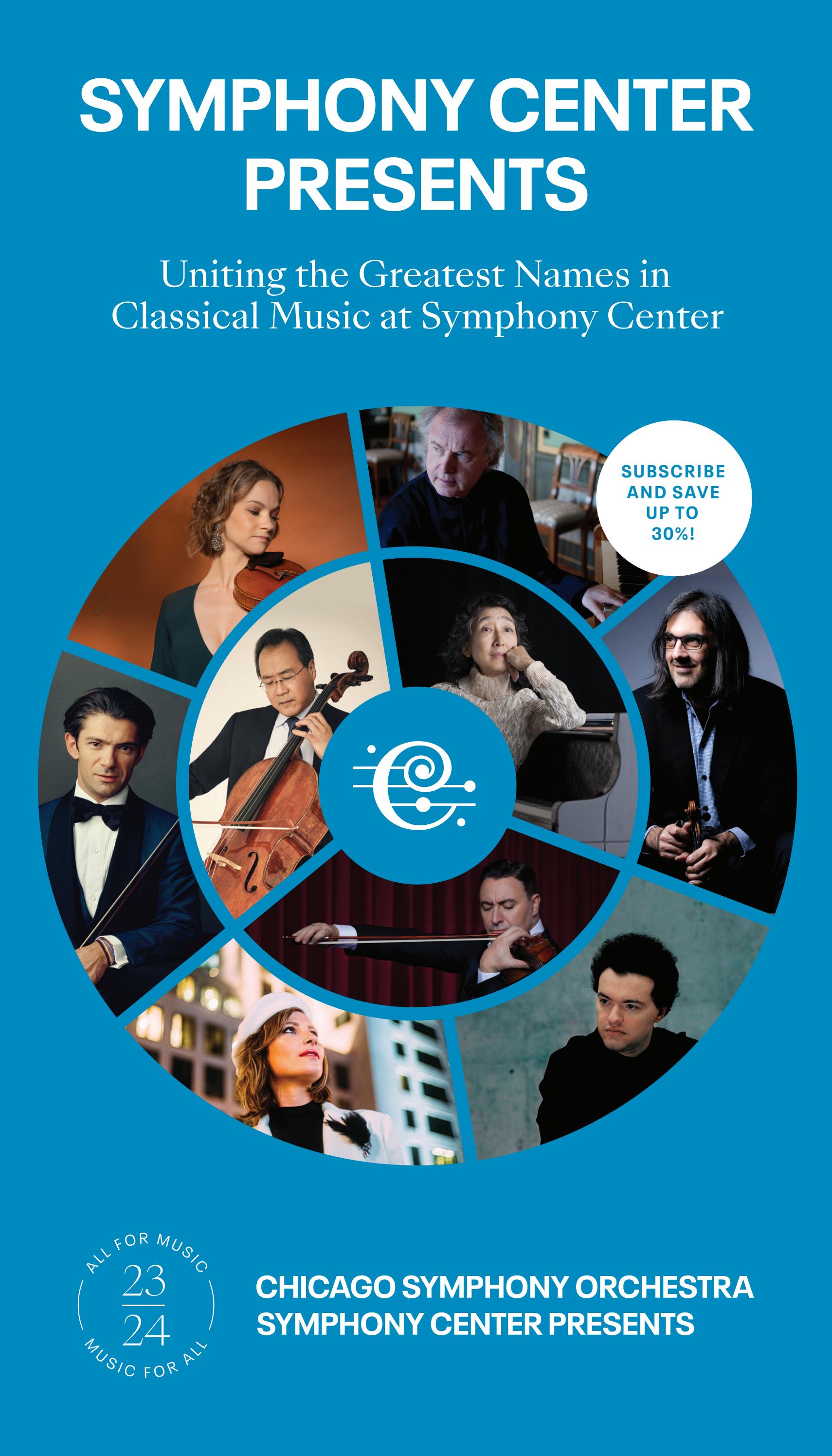 2023/24 Symphony Center Presents Classical Brochure by Chicago Symphony ...