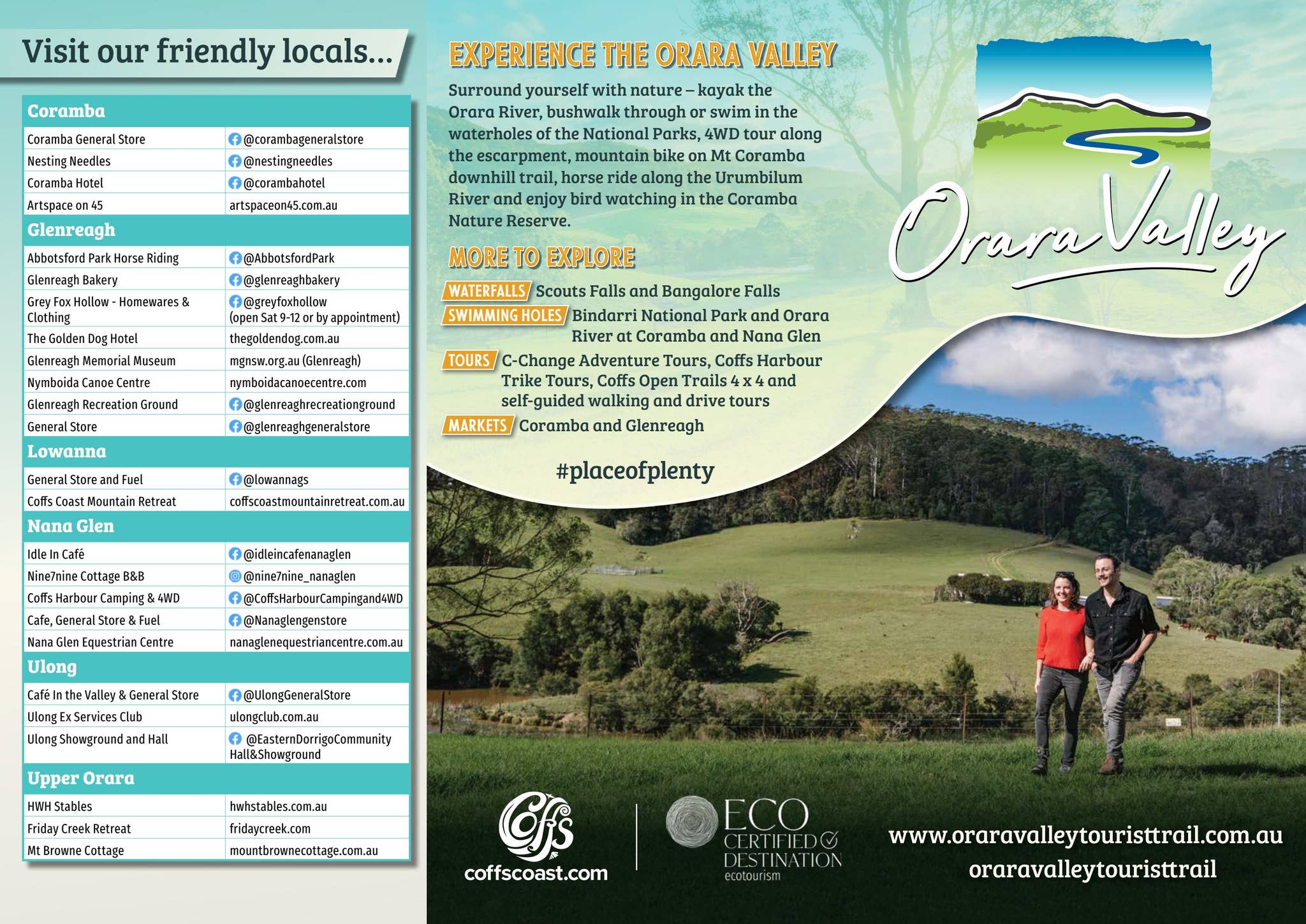 Orara Valley Tourist Trail by cityofcoffsharbour - Issuu