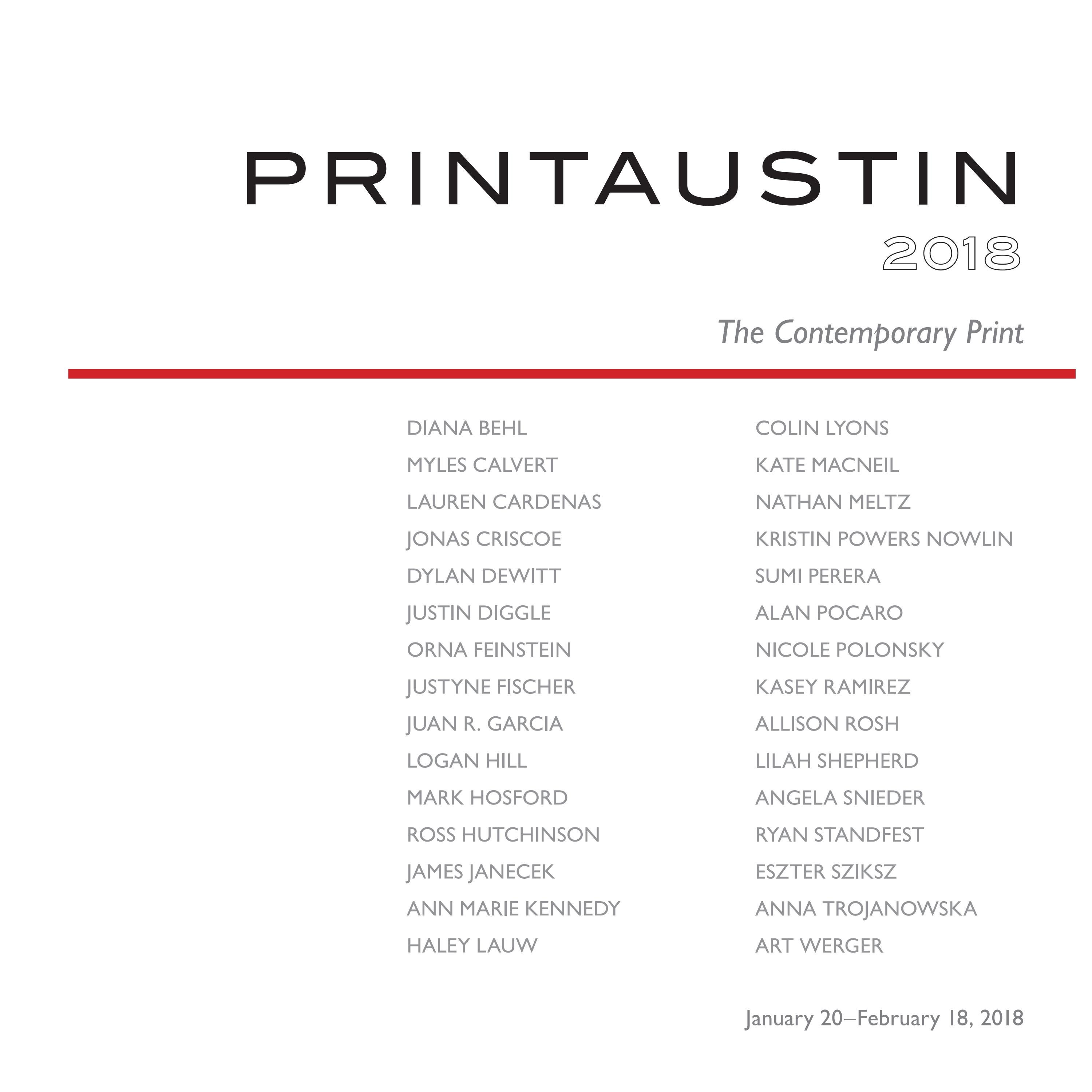 2018 The Contemporary Print by PrintAustin - Issuu