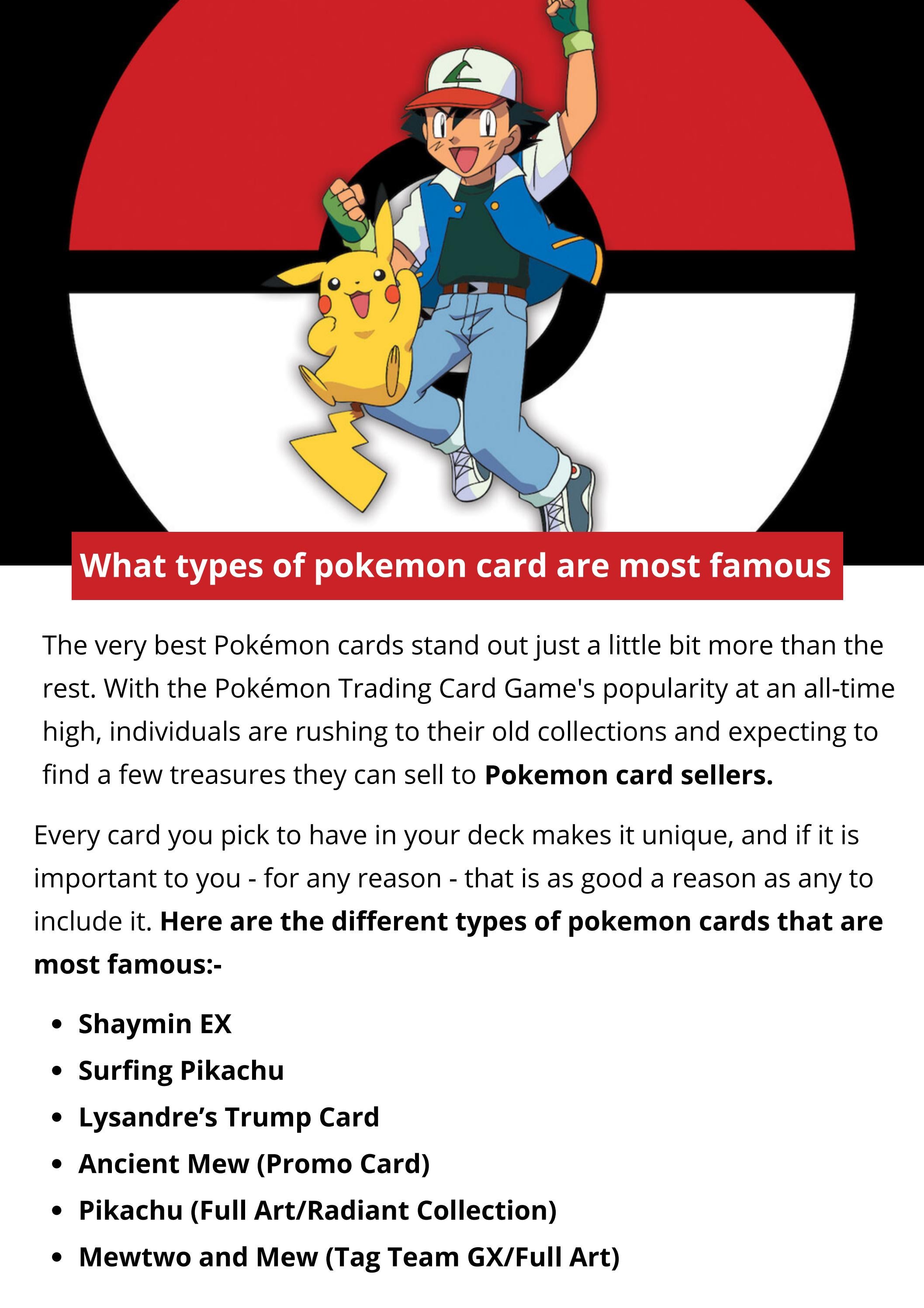 What types of pokemon card are most famous by jonesashley - Issuu
