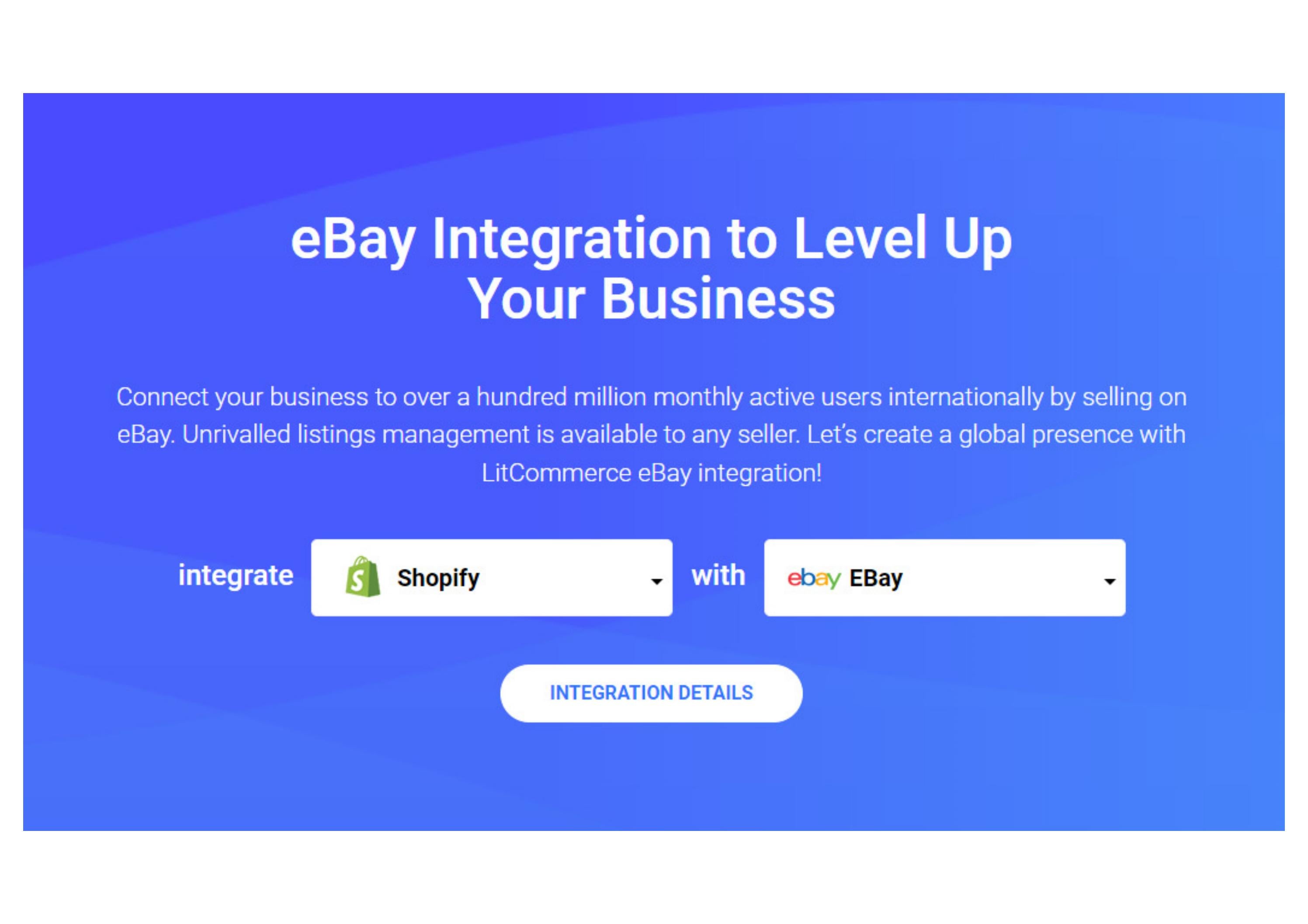 Simplify Your eCommerce Operations with eBay Integration by LitCommerce ...