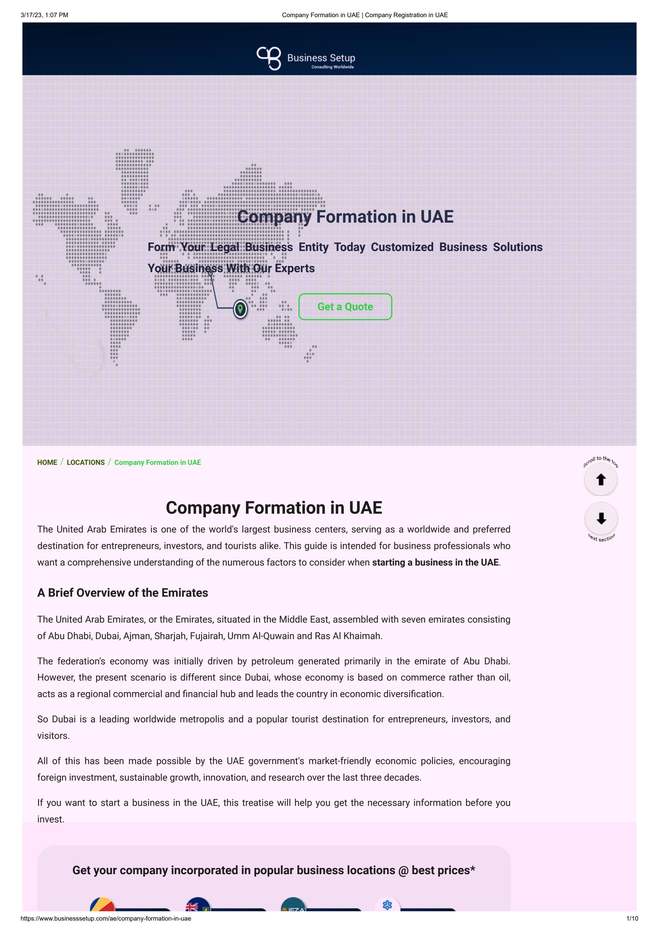 Company Formation in UAE [Everything You Should Know] by BSW-Consulting Worldwide - Issuu