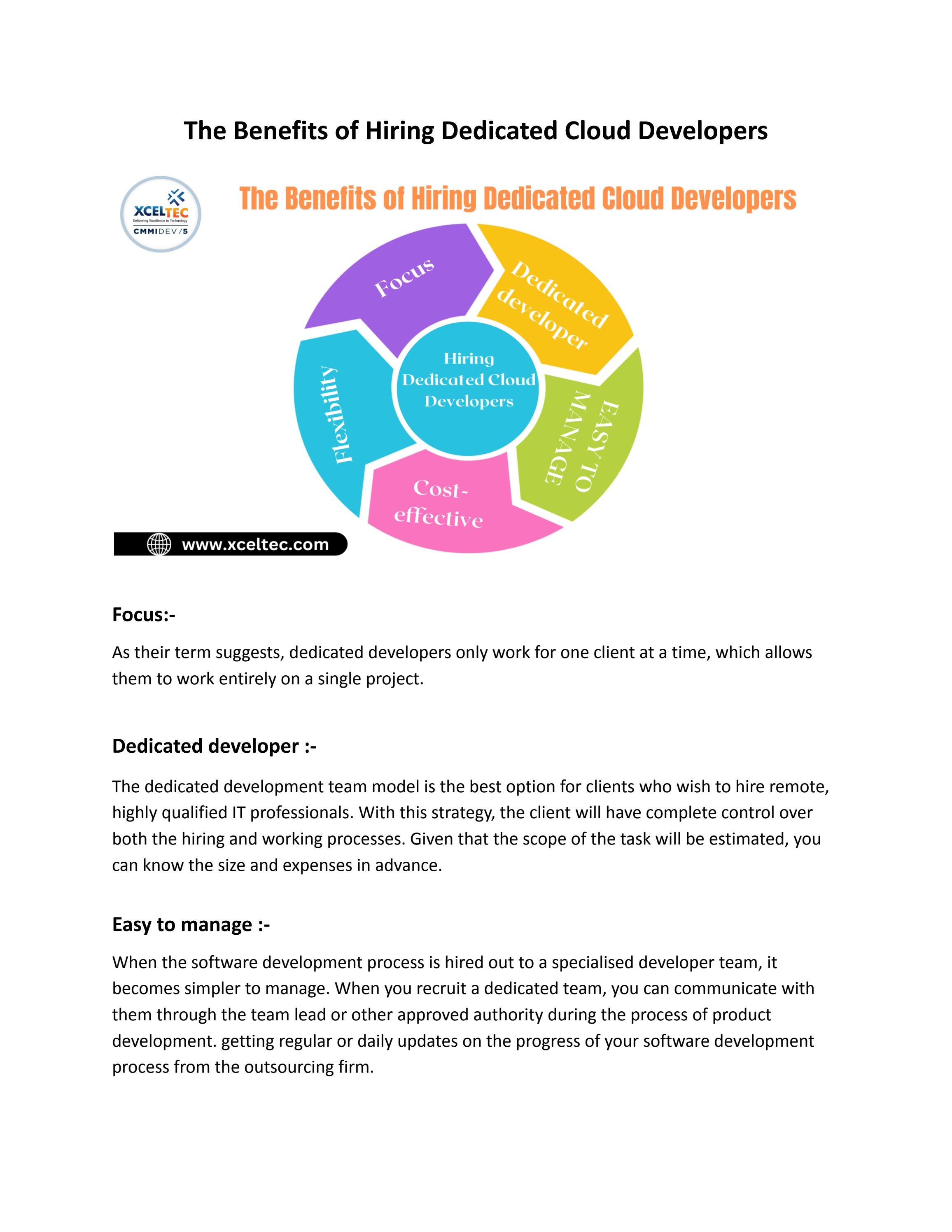 Hire Dedicated Cloud Developers | Hire Developers by XcelTec Interactive Private Limited - Issuu