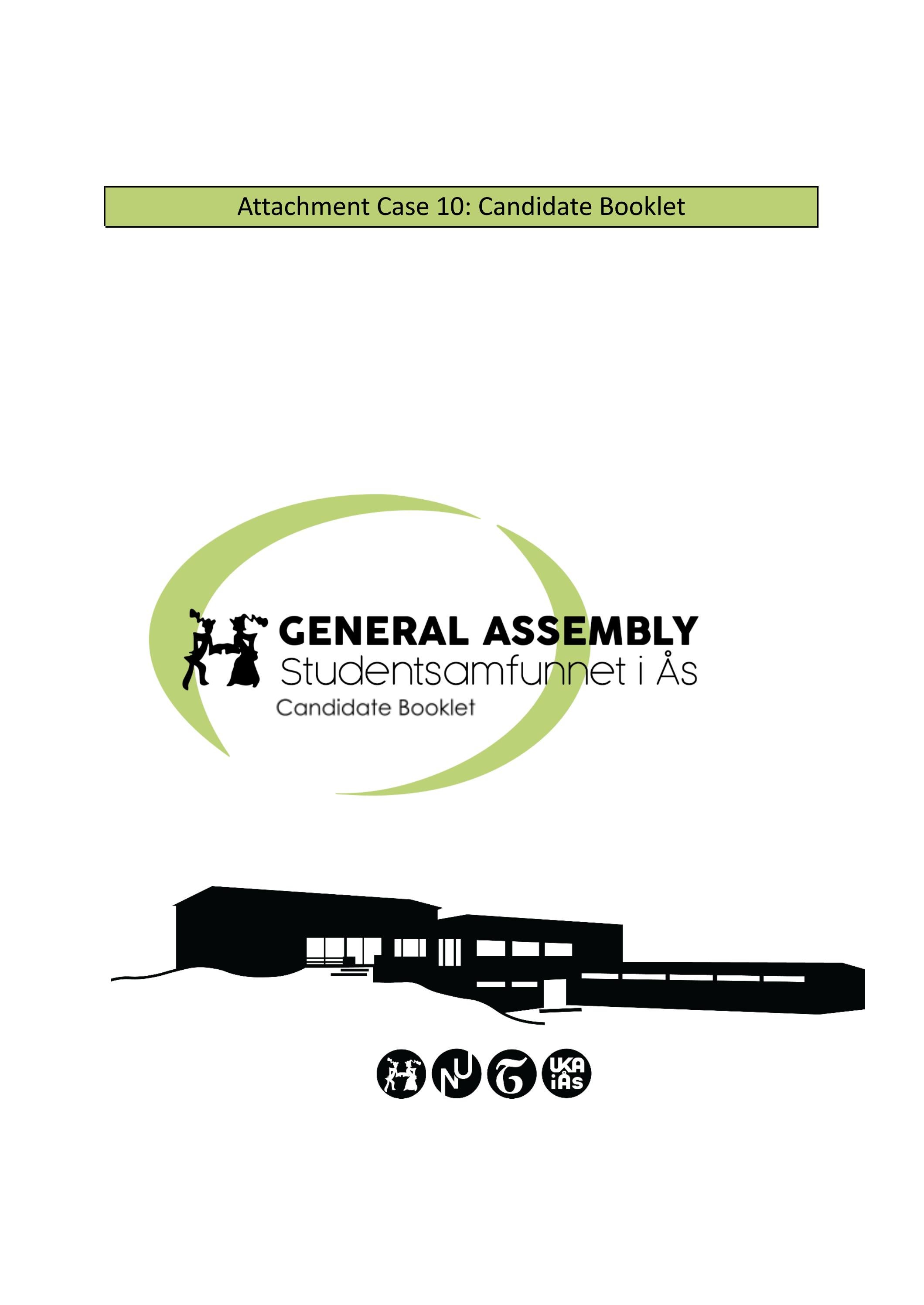 Candidate Booklet General Assembly Spring 2023 by Studentsamfunnet i Ås ...
