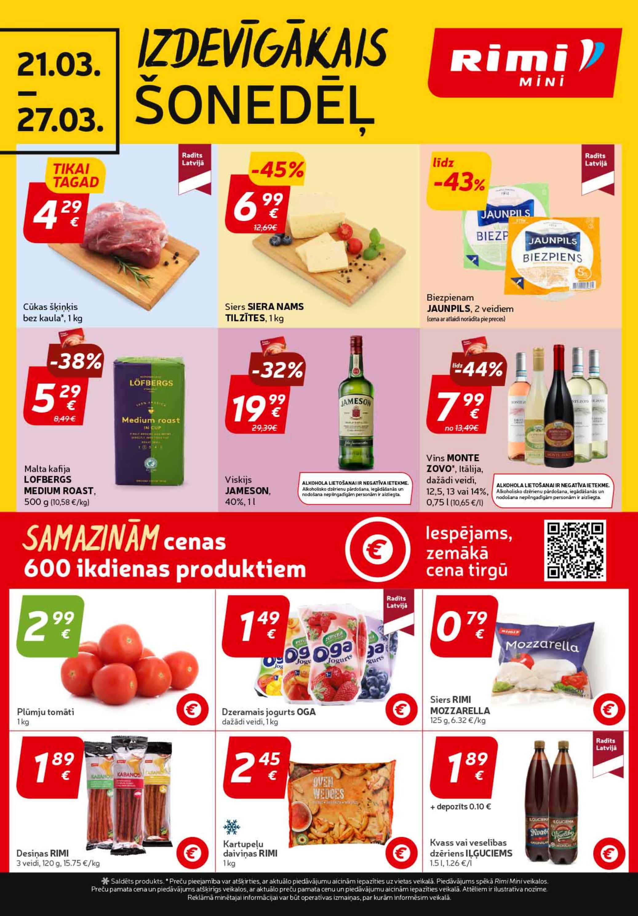 Rimi Mini akciju buklets 21.03.-27.03.2023. by Rimi - Issuu