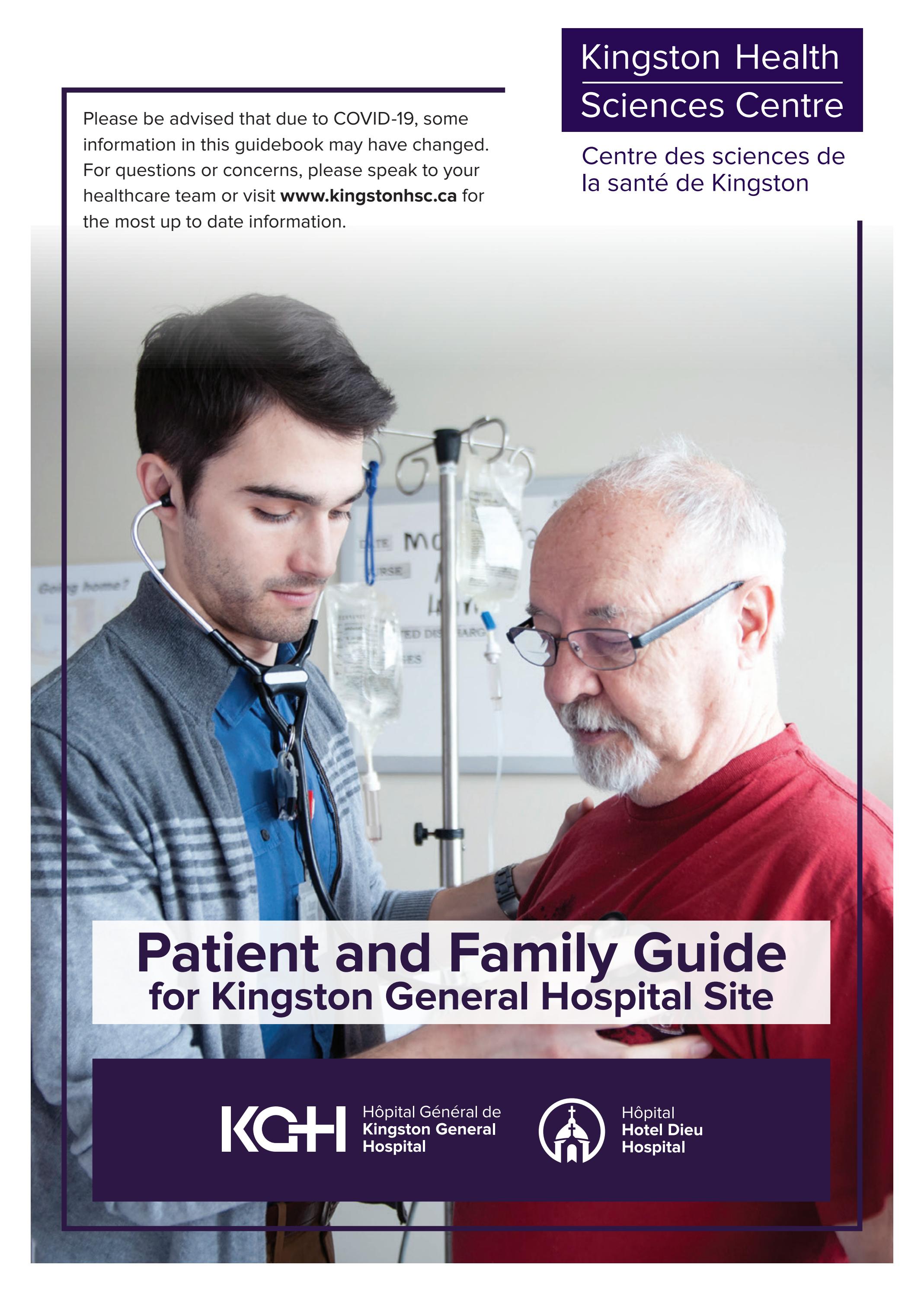Kingston Health Sciences Centre - Patient and Family Guide for KGH Site ...