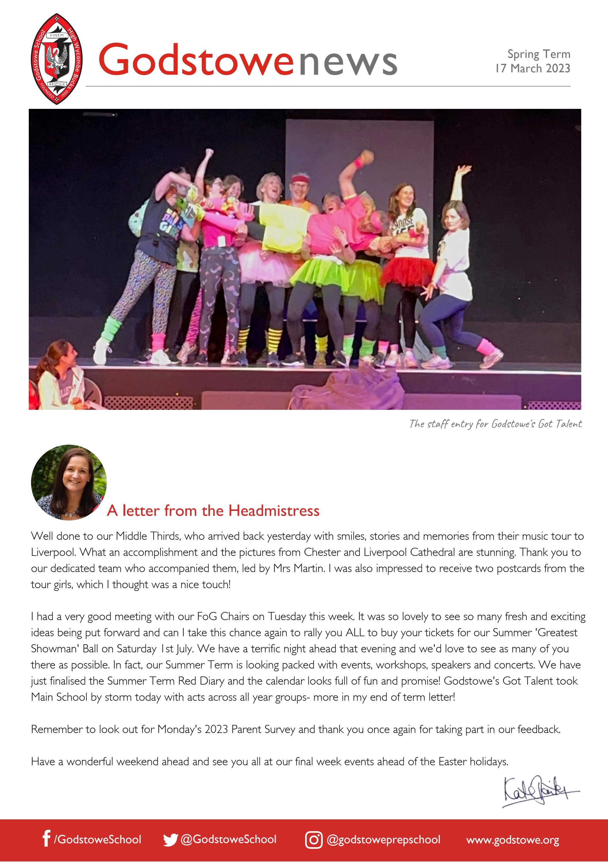 Godstowe News: Spring Term 17/3 by GodstowePrep - Issuu