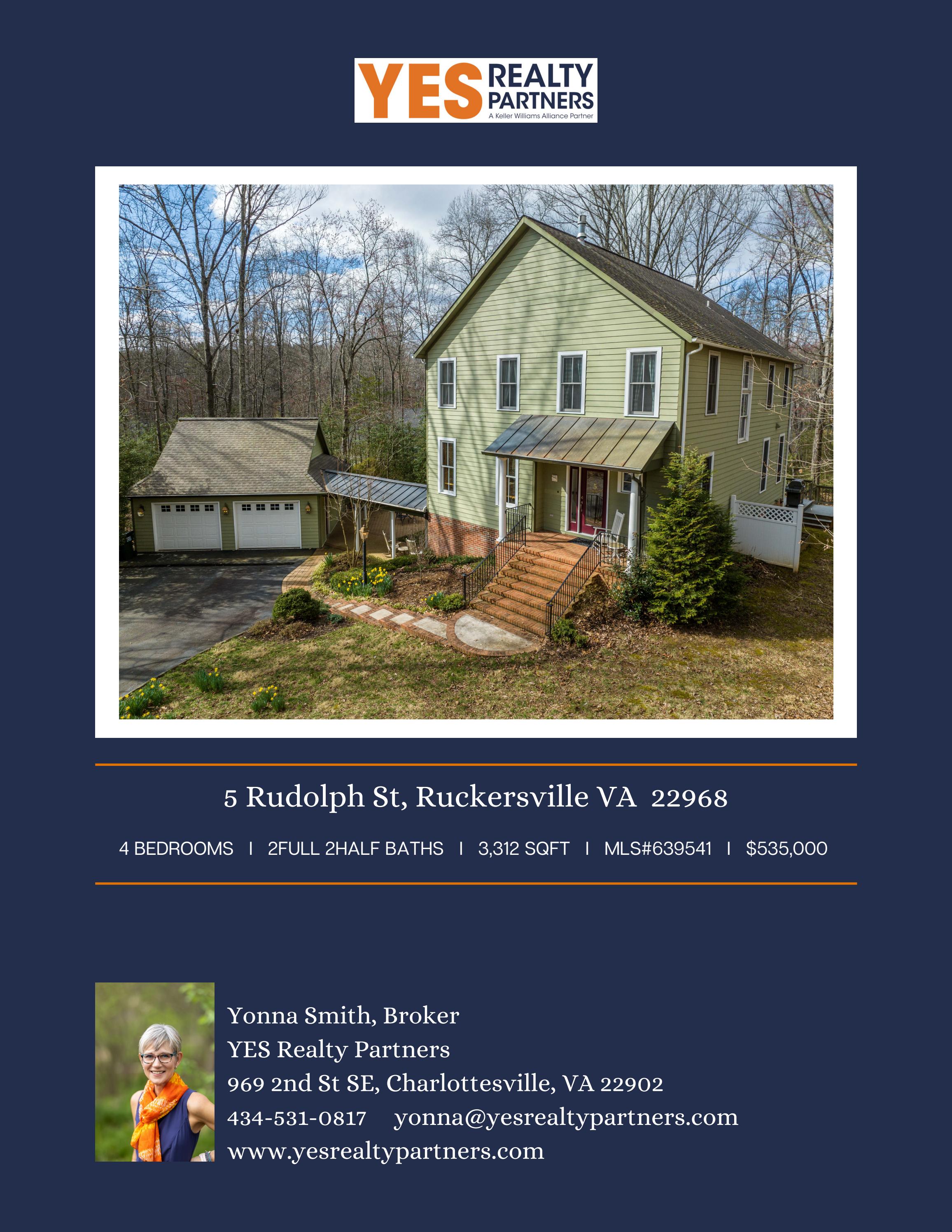 5 Rudolph St, Ruckersville VA 22968 by YESRealtyPartners - Issuu