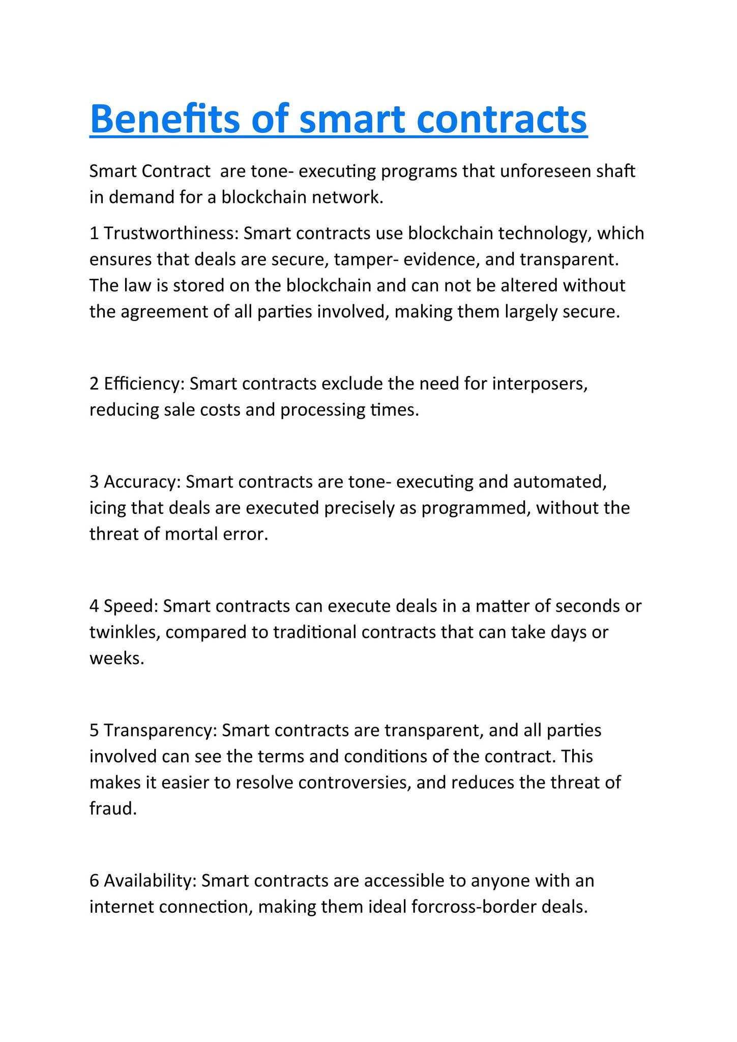 Benefits of smart contracts- SecureDApp Technologies by SecureDApp - Issuu