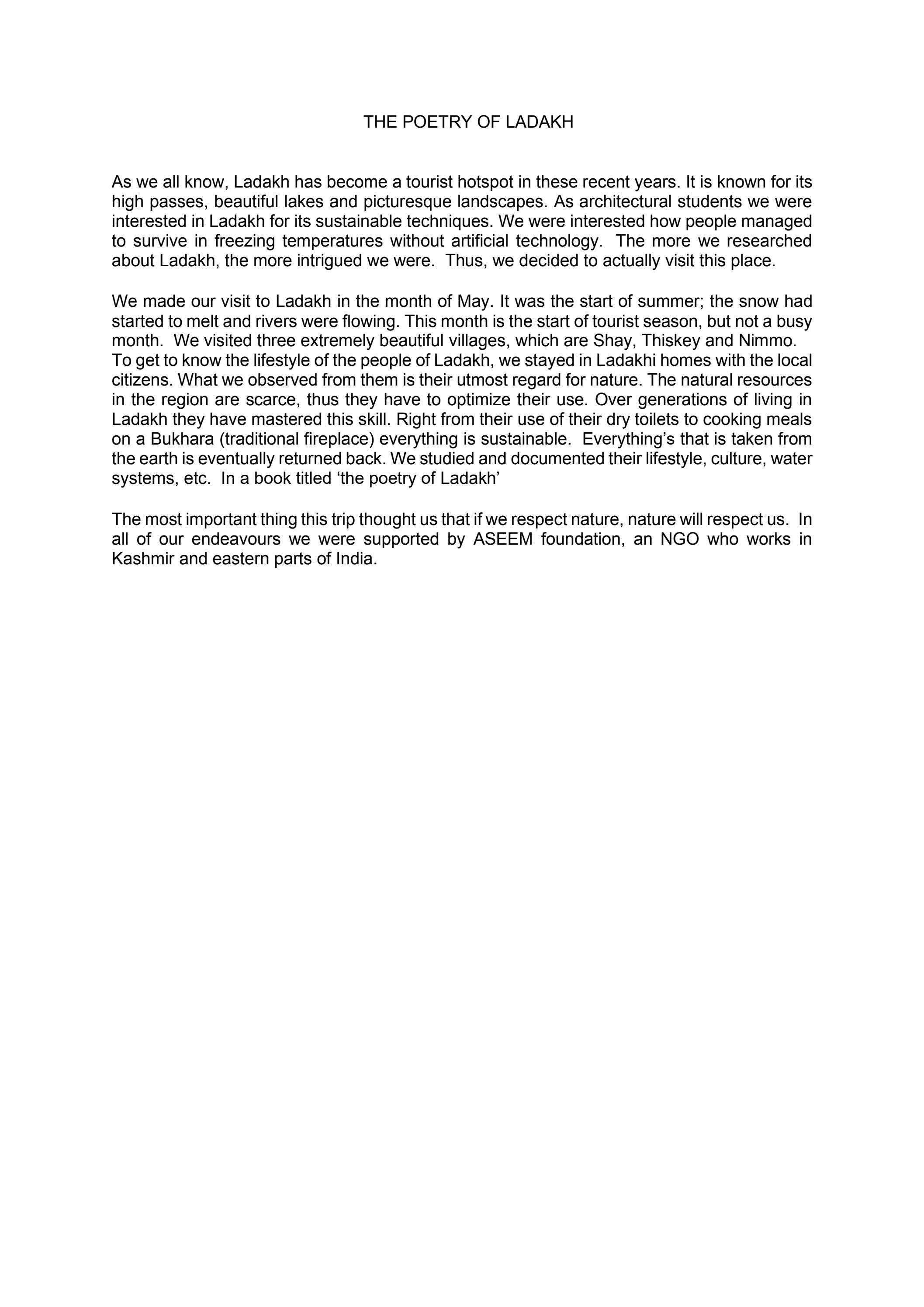 The Poetry of Ladakh by PIYUSH SHAH - Issuu