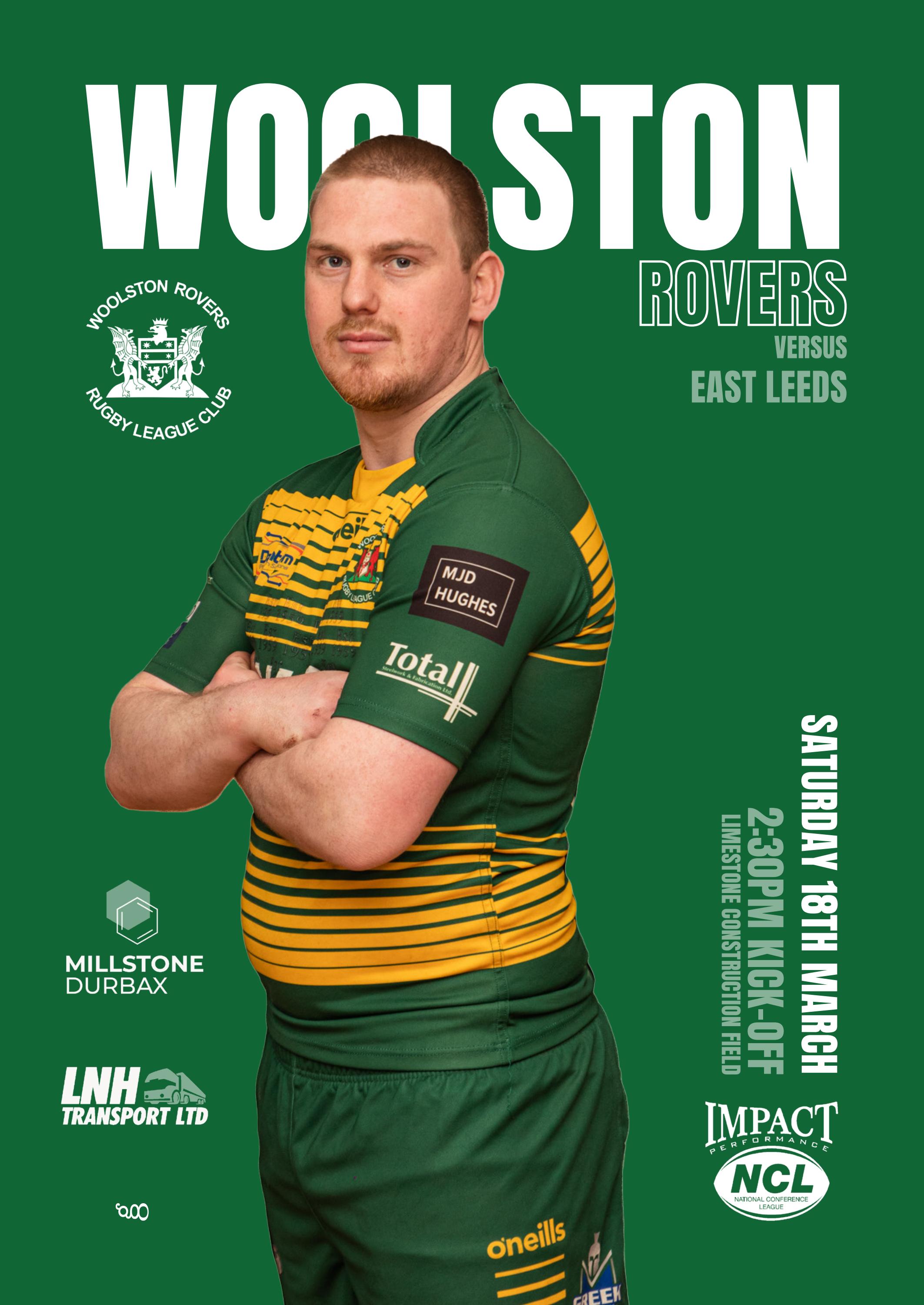 Woolston Rovers Matchday Programme East Leeds 18032023 by gudspellin ...