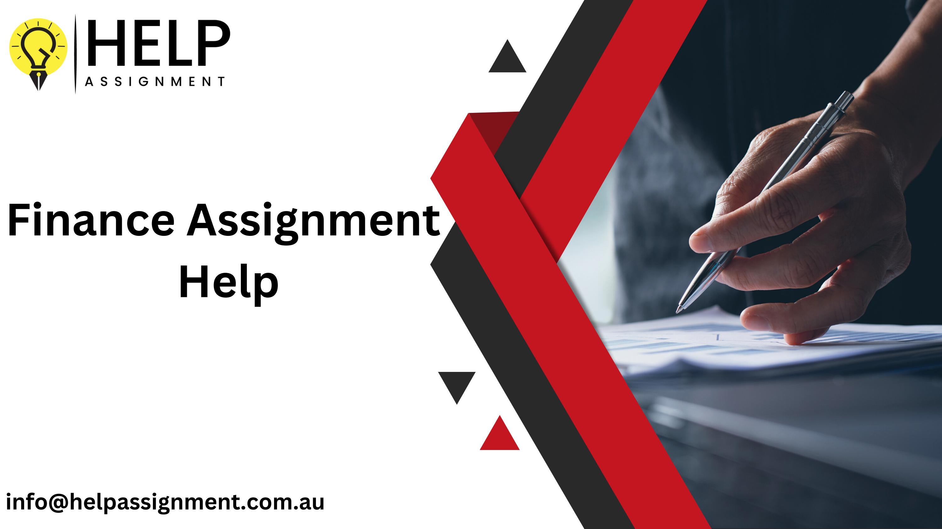 Finance Assignment Help by Adrian Butler - Issuu