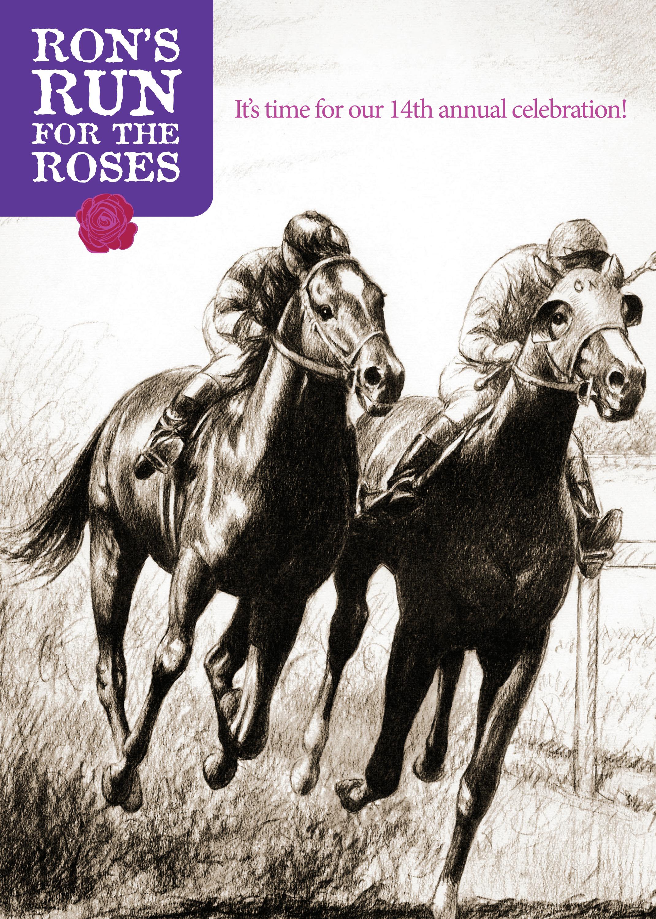 Invitation Ron's Run for the Roses 2023 by Ron Foley Pancreatic Cancer ...