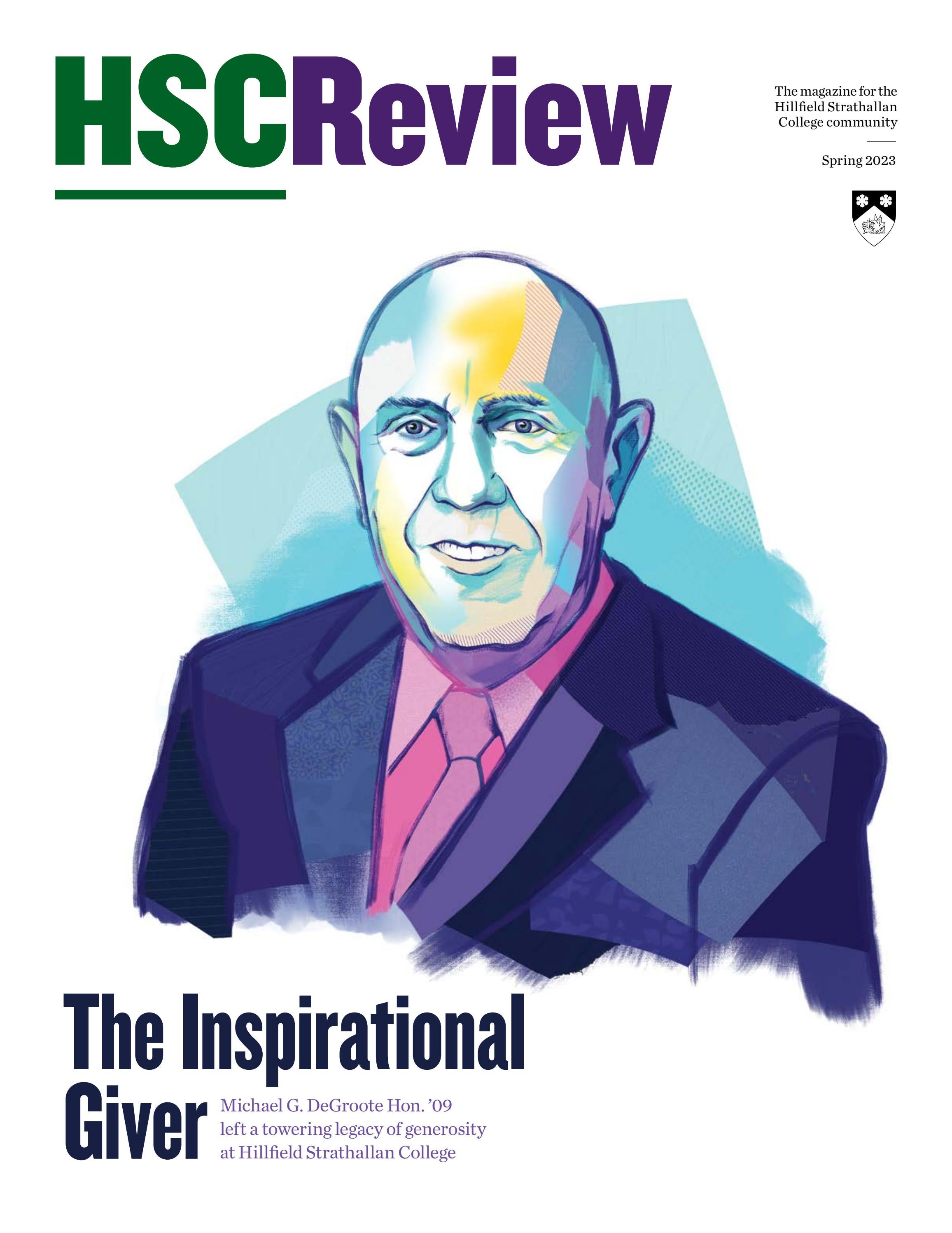 Michael G. DeGroote Hon. '09 - HSC Review 2023 by Hillfield Strathallan ...